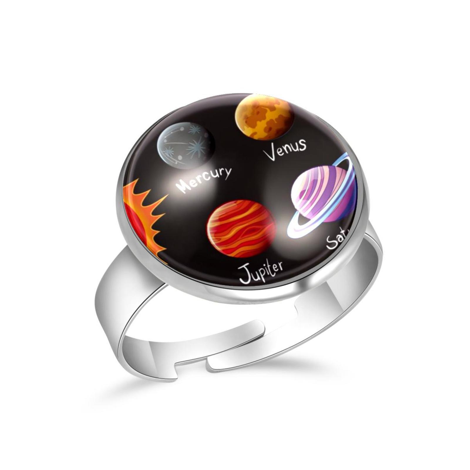 OWNMEMORY Space Solar System Universe Planets Pattern Stainless Steel ...