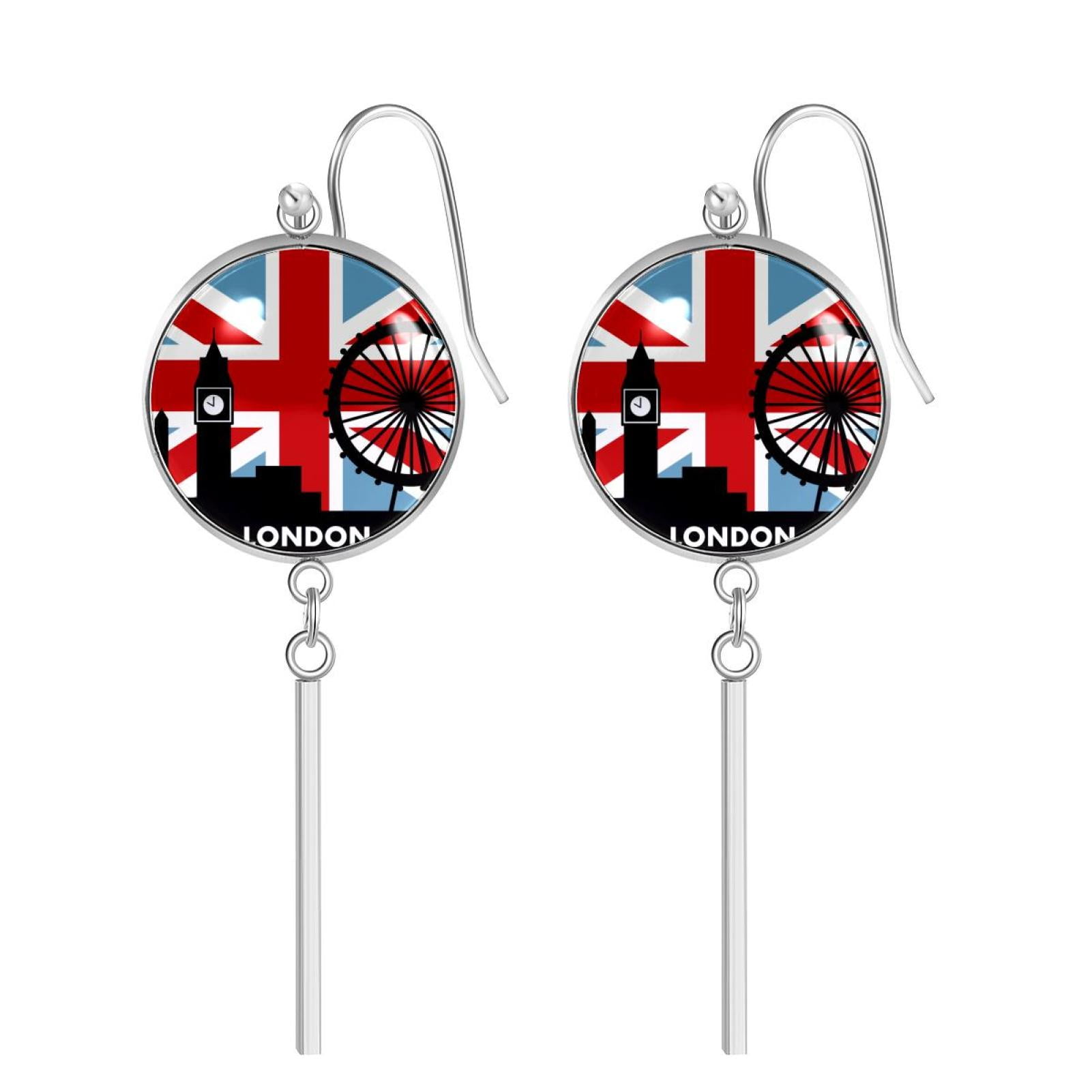 OWNMEMORY UK British Flag London Pattern, Pattern Elevate Your Style ...