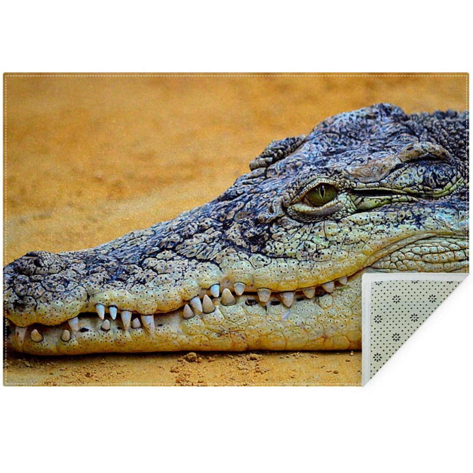 OWNNI Home Decor Crocodile Wildlife Animal Pattern Modern Polyester ...