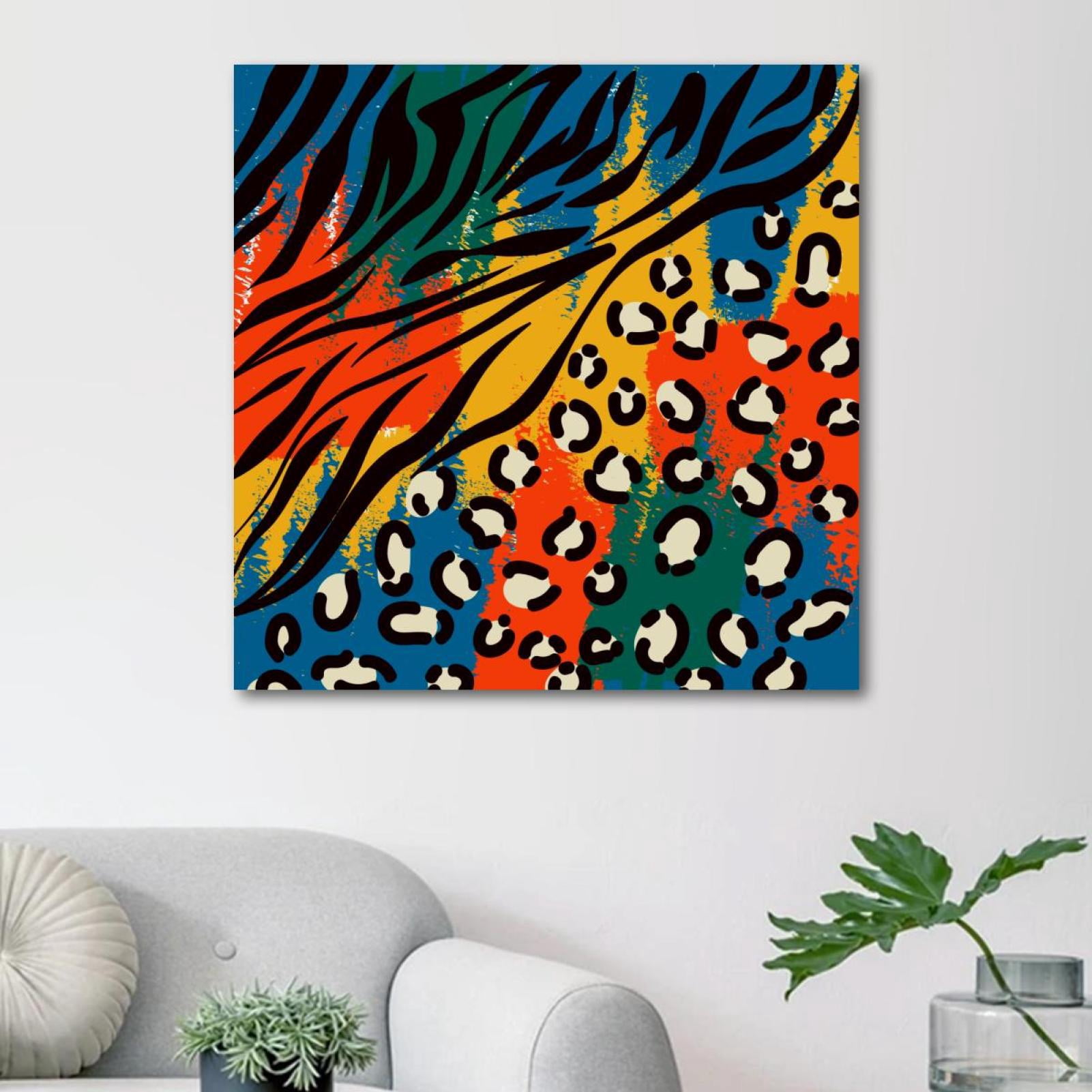 OWNSERIES Abstract Animal Skin Pattern Canvas Wall Art Paintings for ...