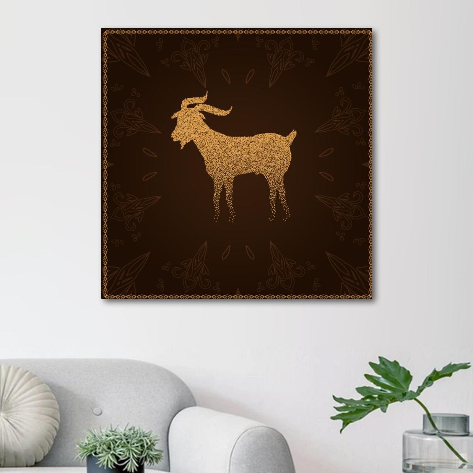 OWNSERIES Abstract Eid Al Adha Mubarak-01 Pattern Canvas Wall Art ...