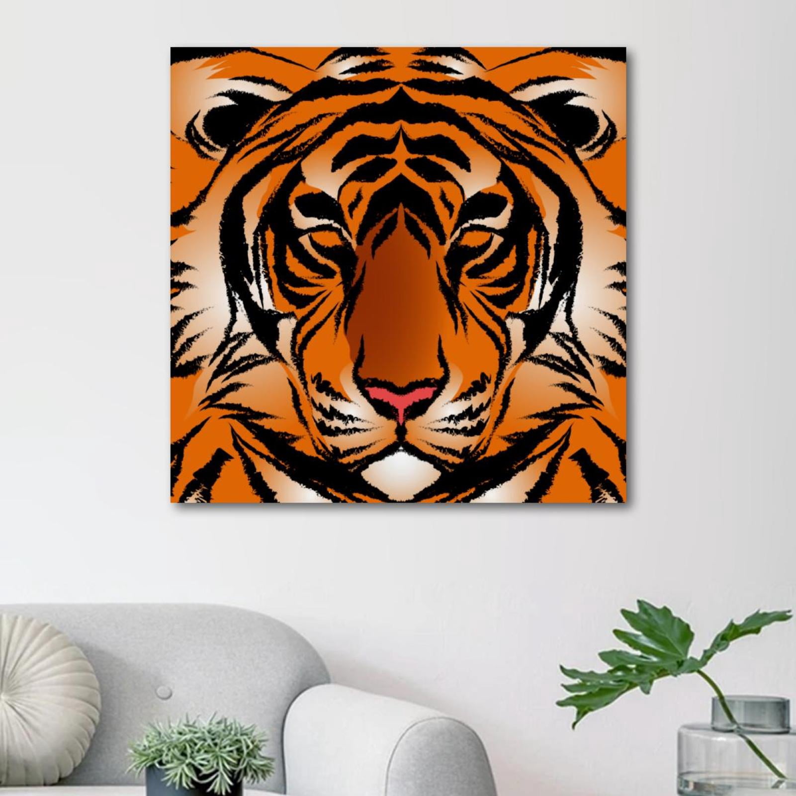 OWNSERIES Bengal Tiger Stripe Pattern Canvas Wall Art Paintings for ...