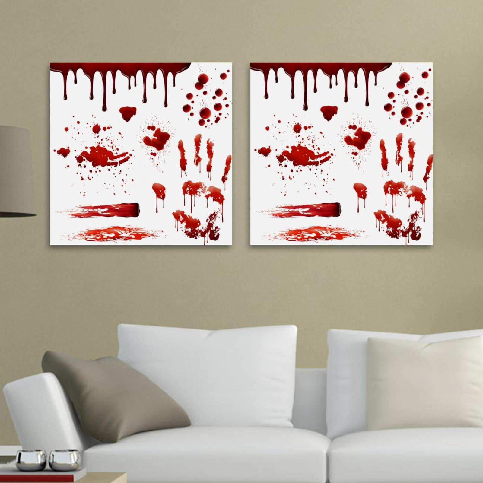 OWNSERIES Blood Spatters Realistic Patterns Pattern 2PC Canvas Wall Art ...