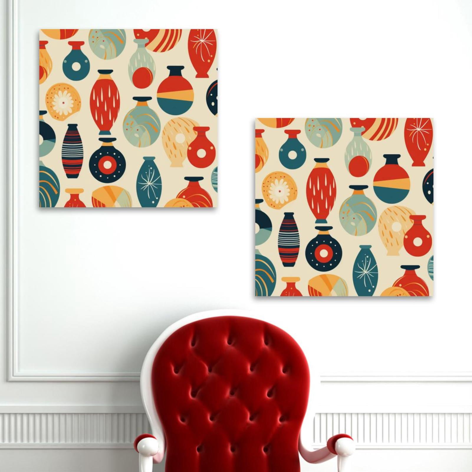 OWNSERIES Bowling Pattern 2PC Canvas Wall Art Paintings for Living Room ...