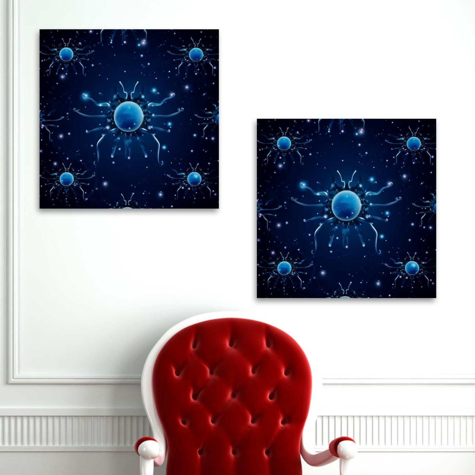 OWNSERIES Cancer Constellation Pattern 2PC Canvas Wall Art Paintings ...