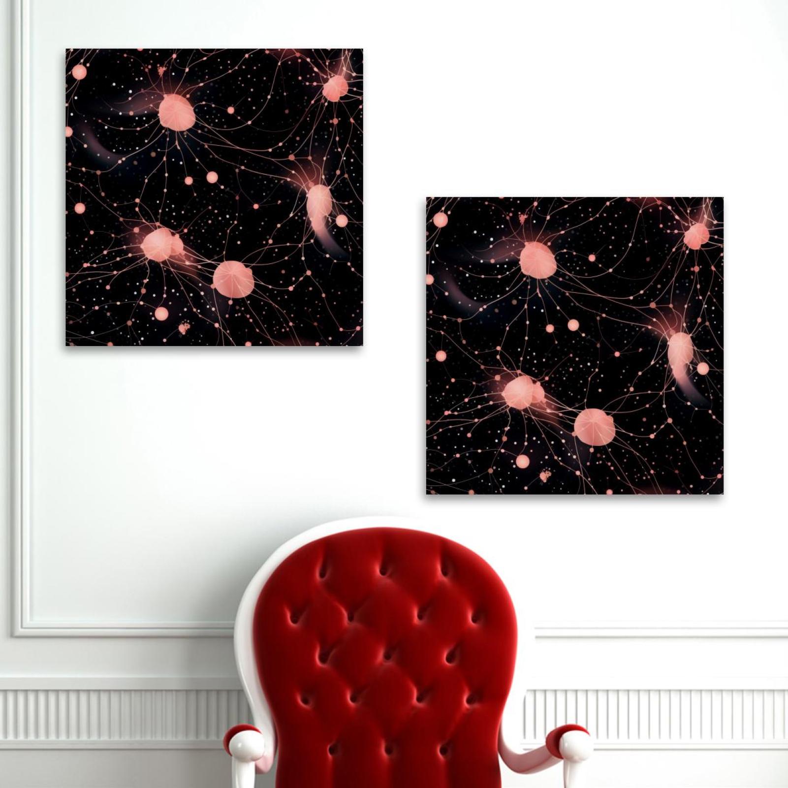 OWNSERIES Cancer Constellation Pattern 2PC Canvas Wall Art Paintings ...