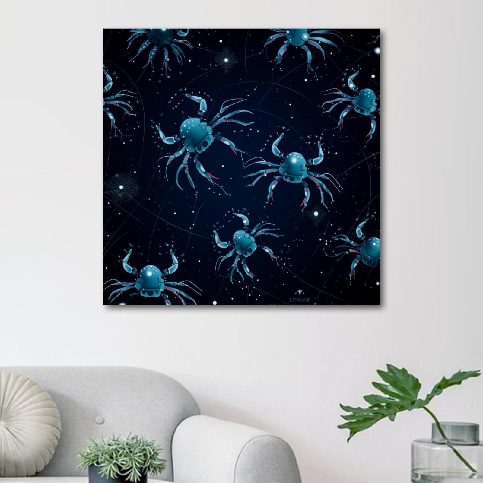 OWNSERIES Cancer Constellation Pattern Canvas Wall Art Paintings for ...
