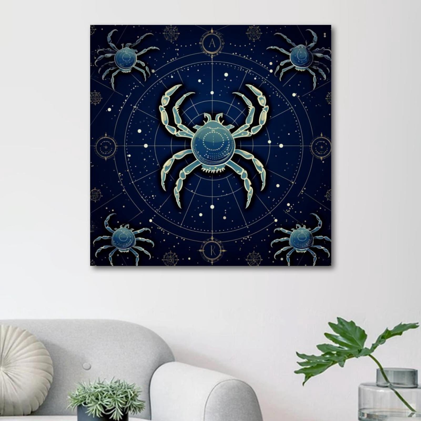 OWNSERIES Cancer Constellation Pattern Canvas Wall Art Paintings for ...