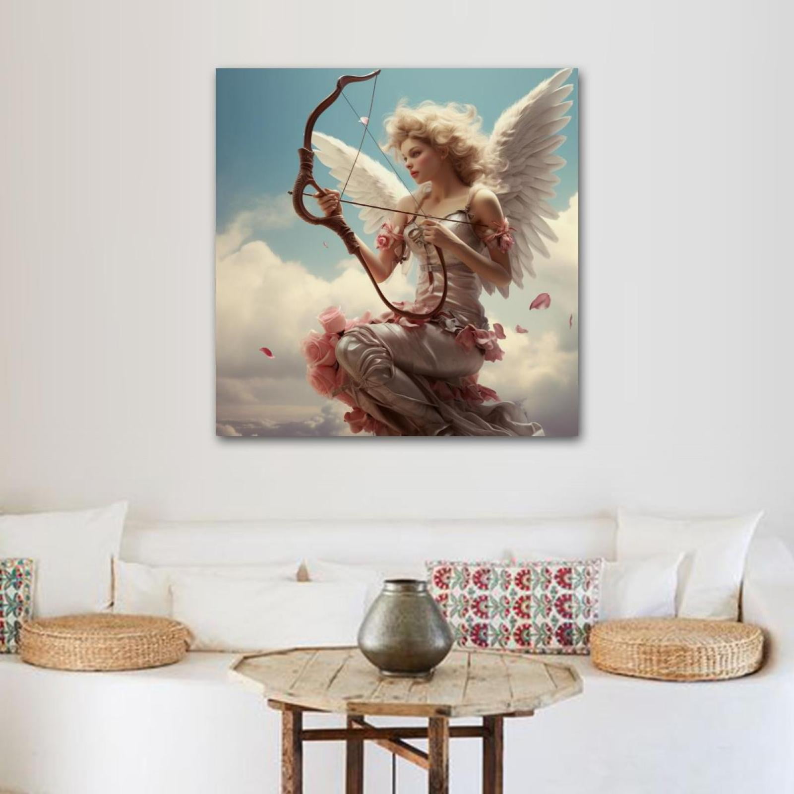 OWNSERIES Cupid Pattern Pattern Canvas Wall Art Paintings for Living ...