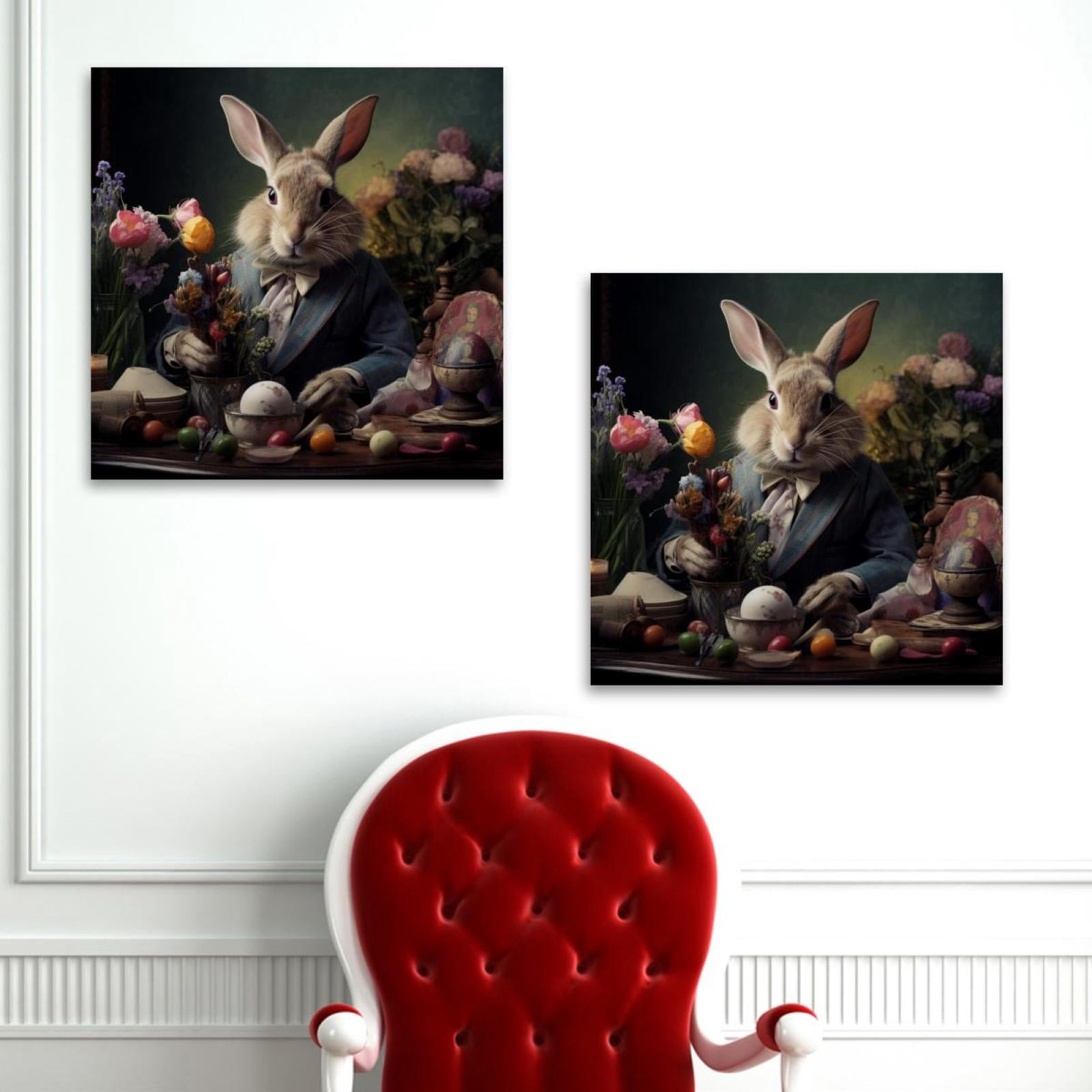 OWNSERIES Easter Pattern 2PC Canvas Wall Art Paintings for Living Room ...