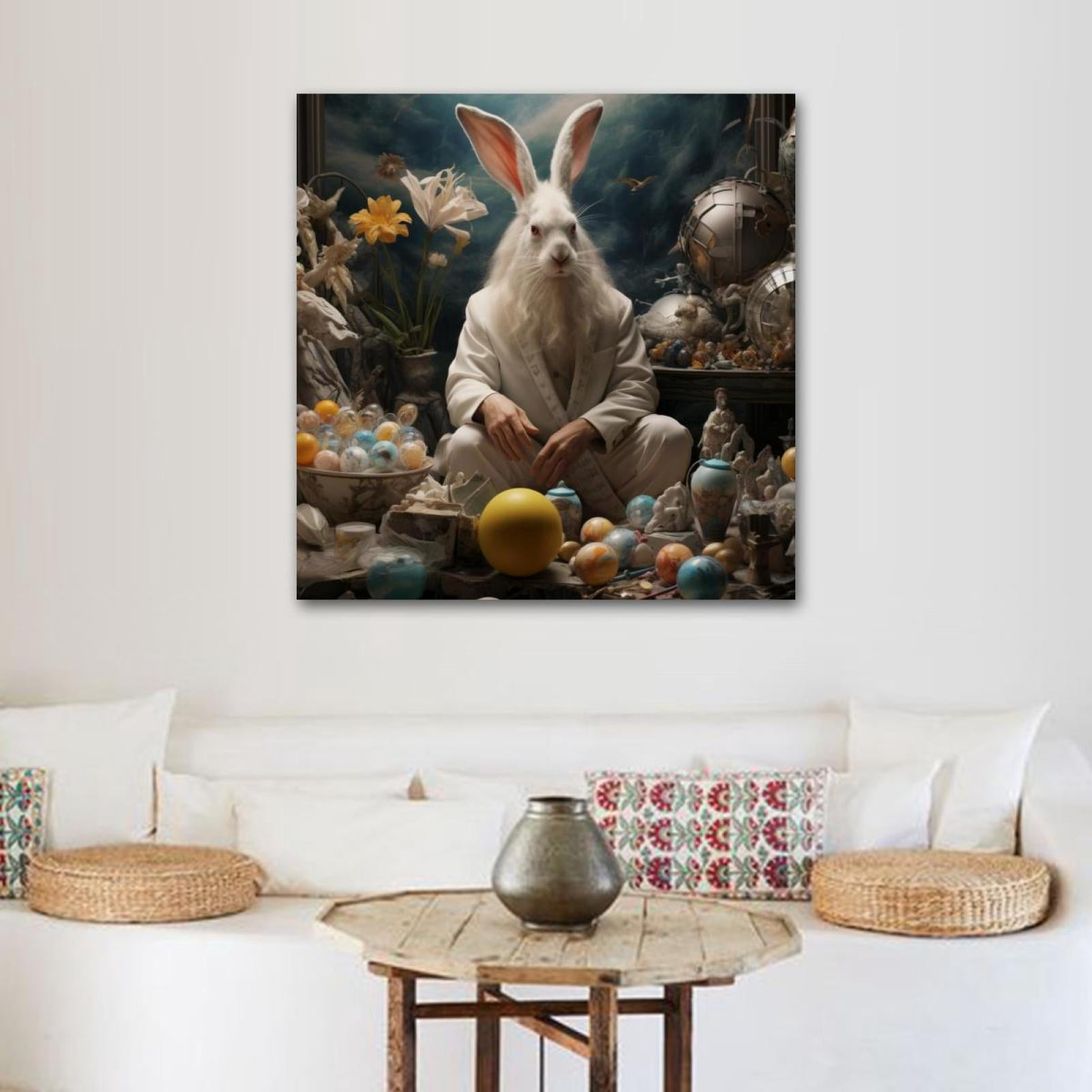 OWNSERIES Easter Pattern Canvas Wall Art Paintings for Living Room ...