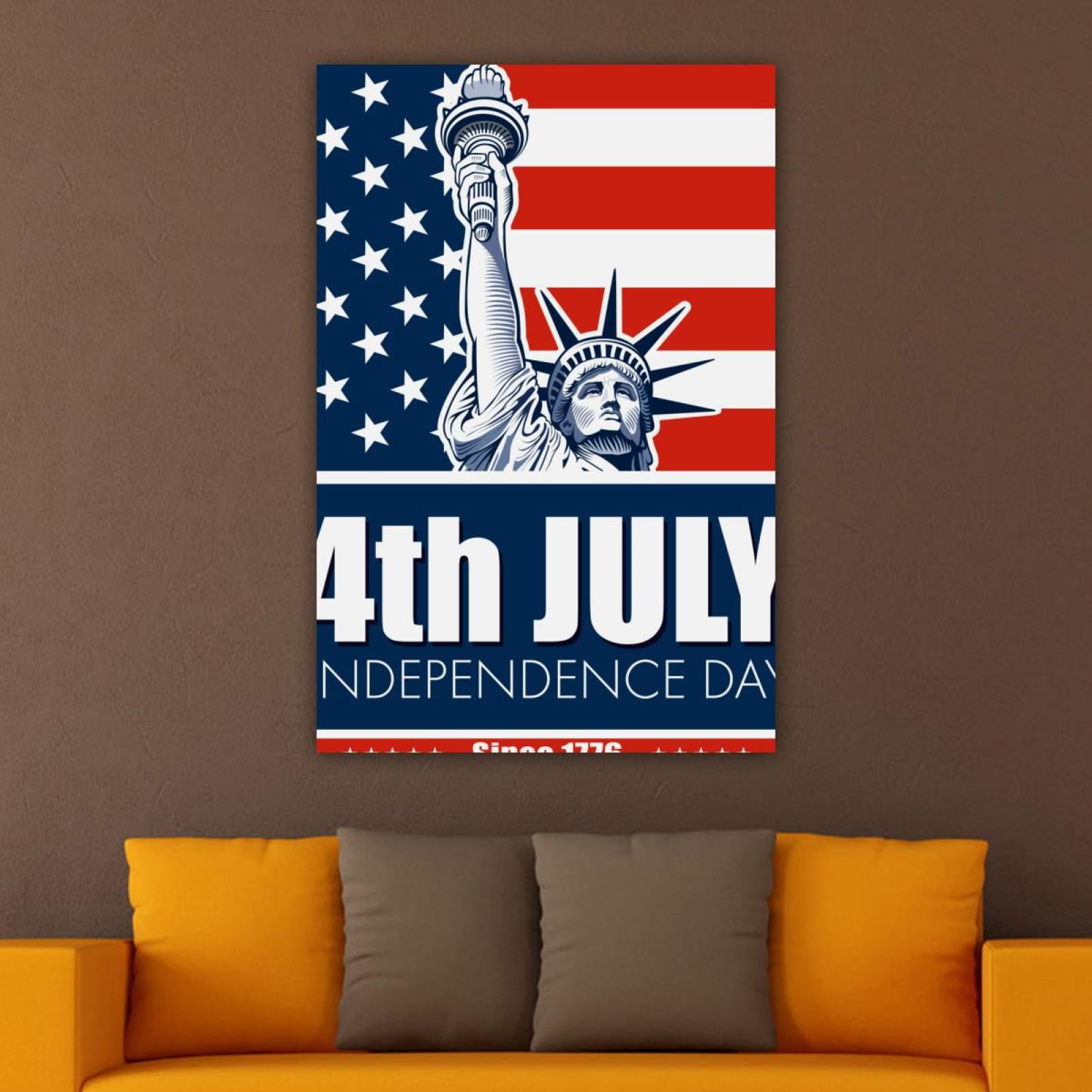 OWNSERIES Home Decor American Independence Day Statue of Liberty ...