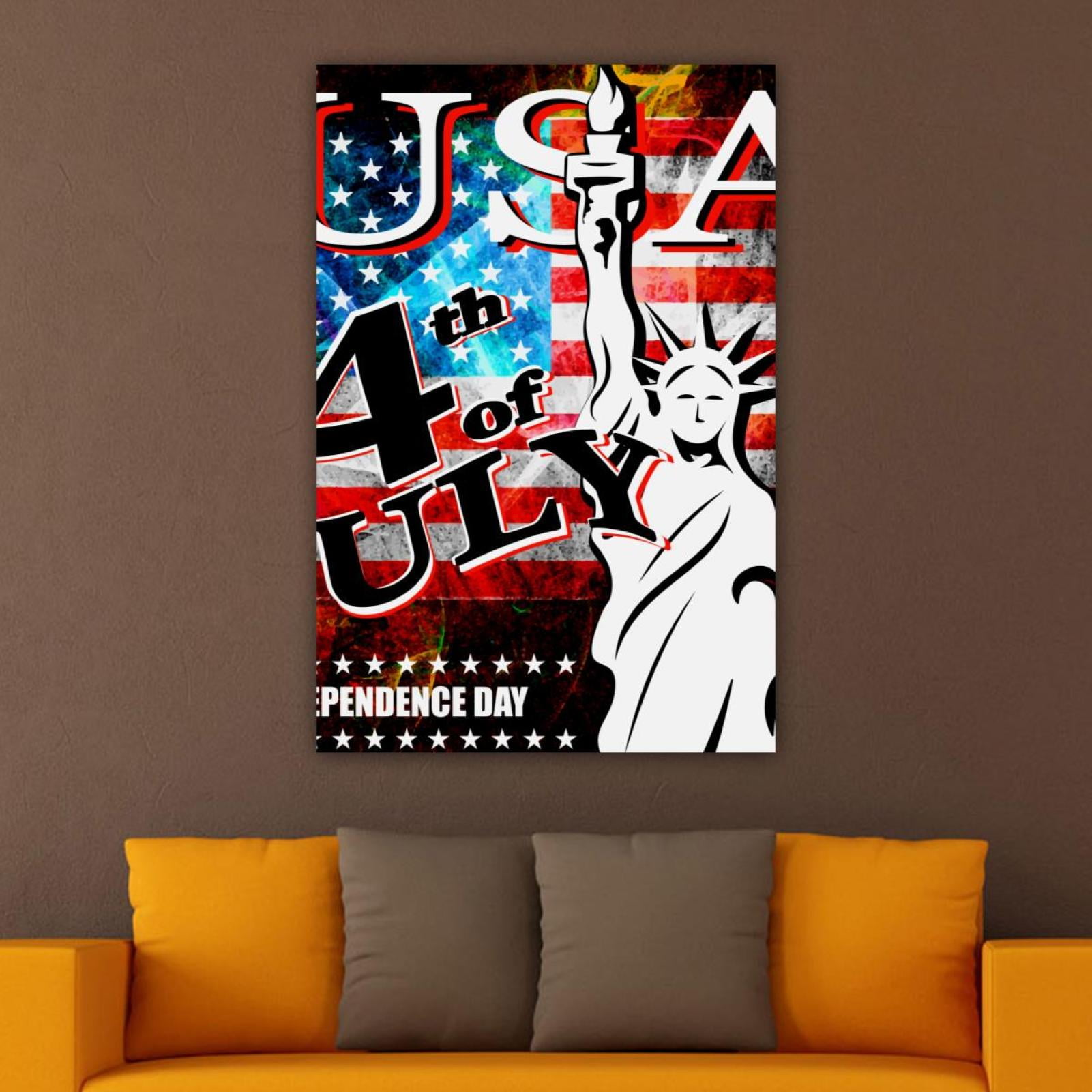 OWNSERIES Home Decor American Independence Day Statue of Liberty ...