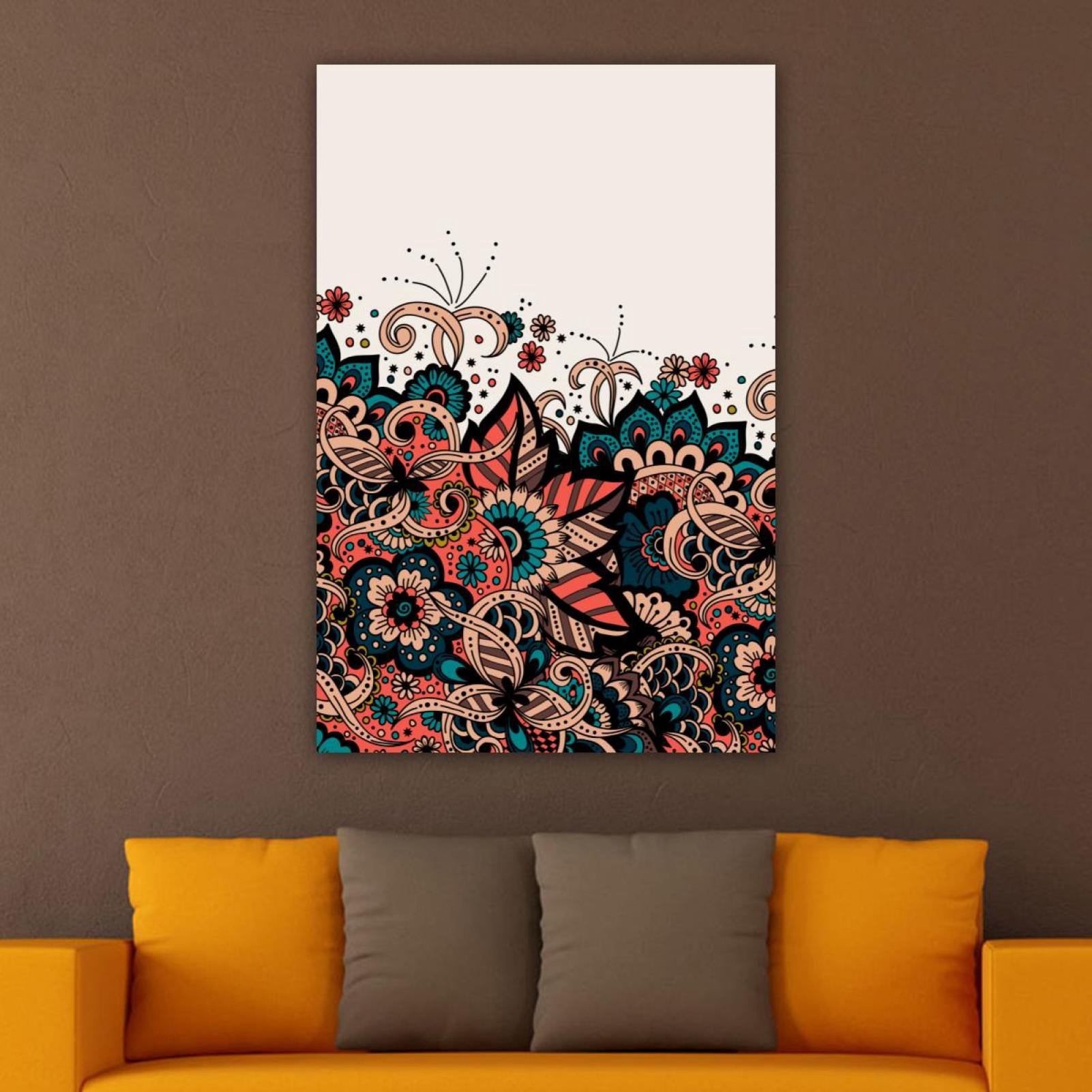 OWNSERIES Home Decor Arabic Style Arabesque Pattern Pattern Canvas Wall ...