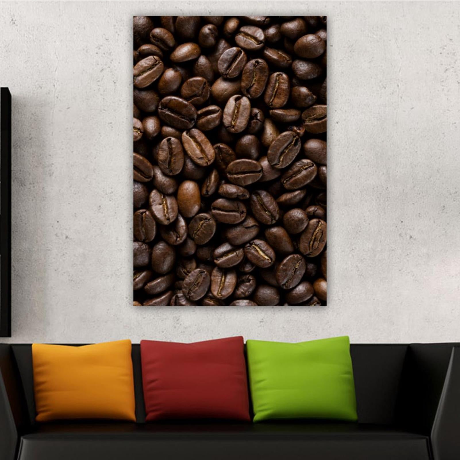 OWNSERIES Home Decor Coffee Beans Pattern Canvas Wall Art Paintings for ...