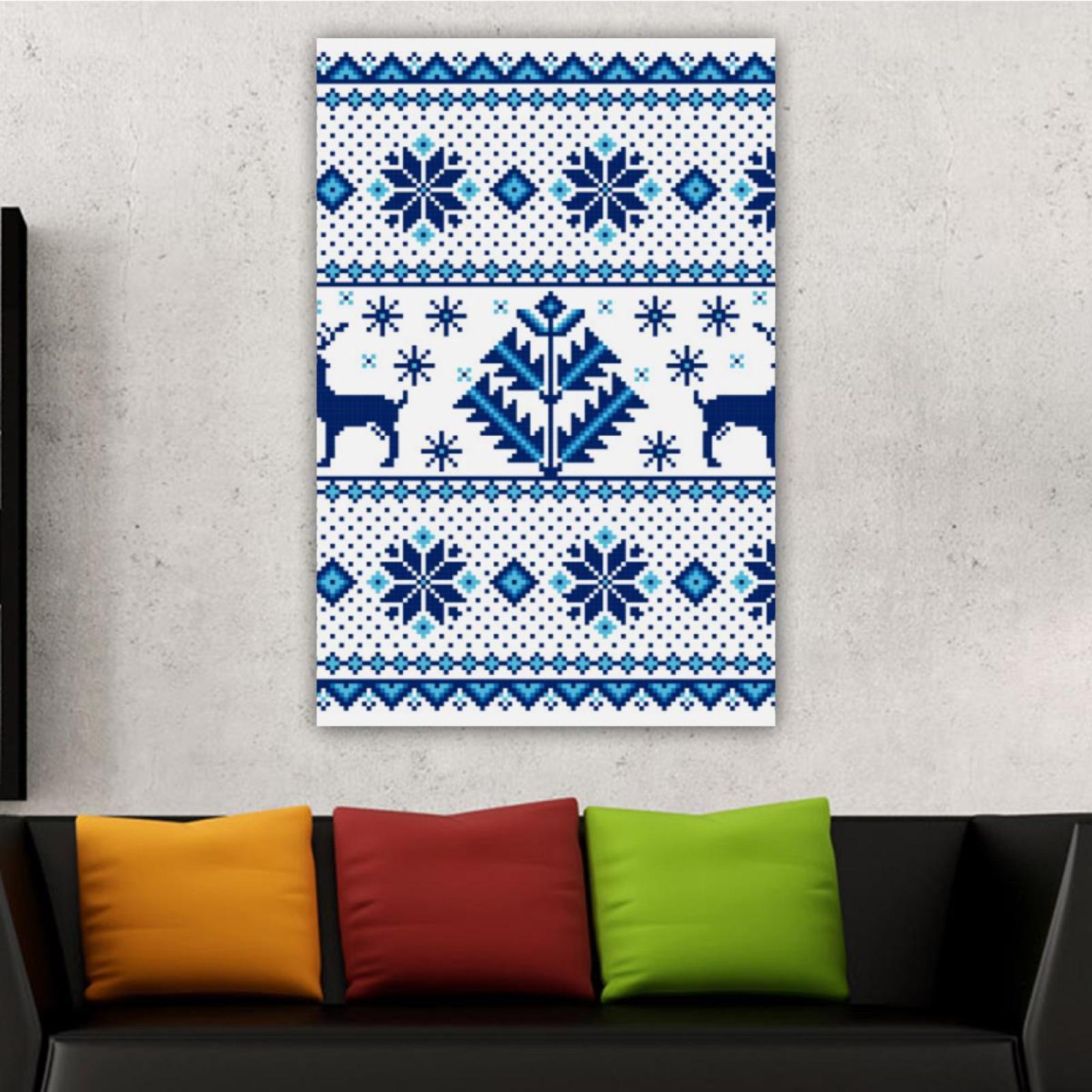 OWNSERIES Home Decor Ilustracion-Adorno-Popular-Patrones-Fisuras ...