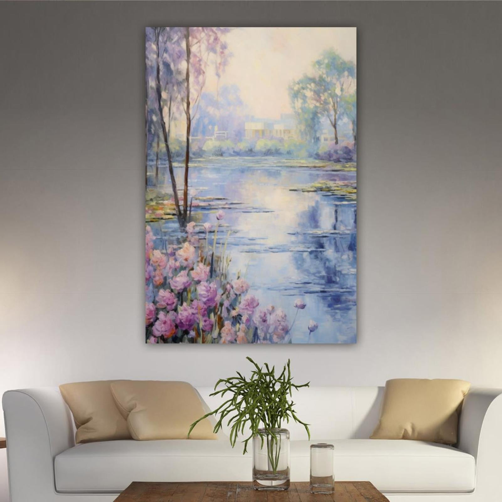 OWNSERIES Home Decor Landscape Painting Style Canvas Wall Art Paintings ...
