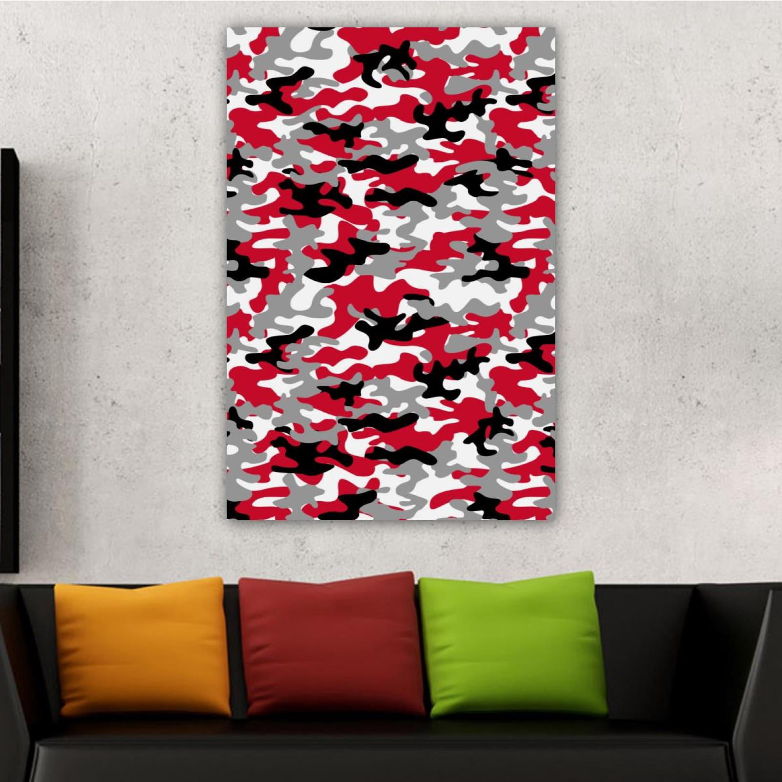OWNSERIES Home Decor Military Camo Pattern Canvas Wall Art Paintings ...