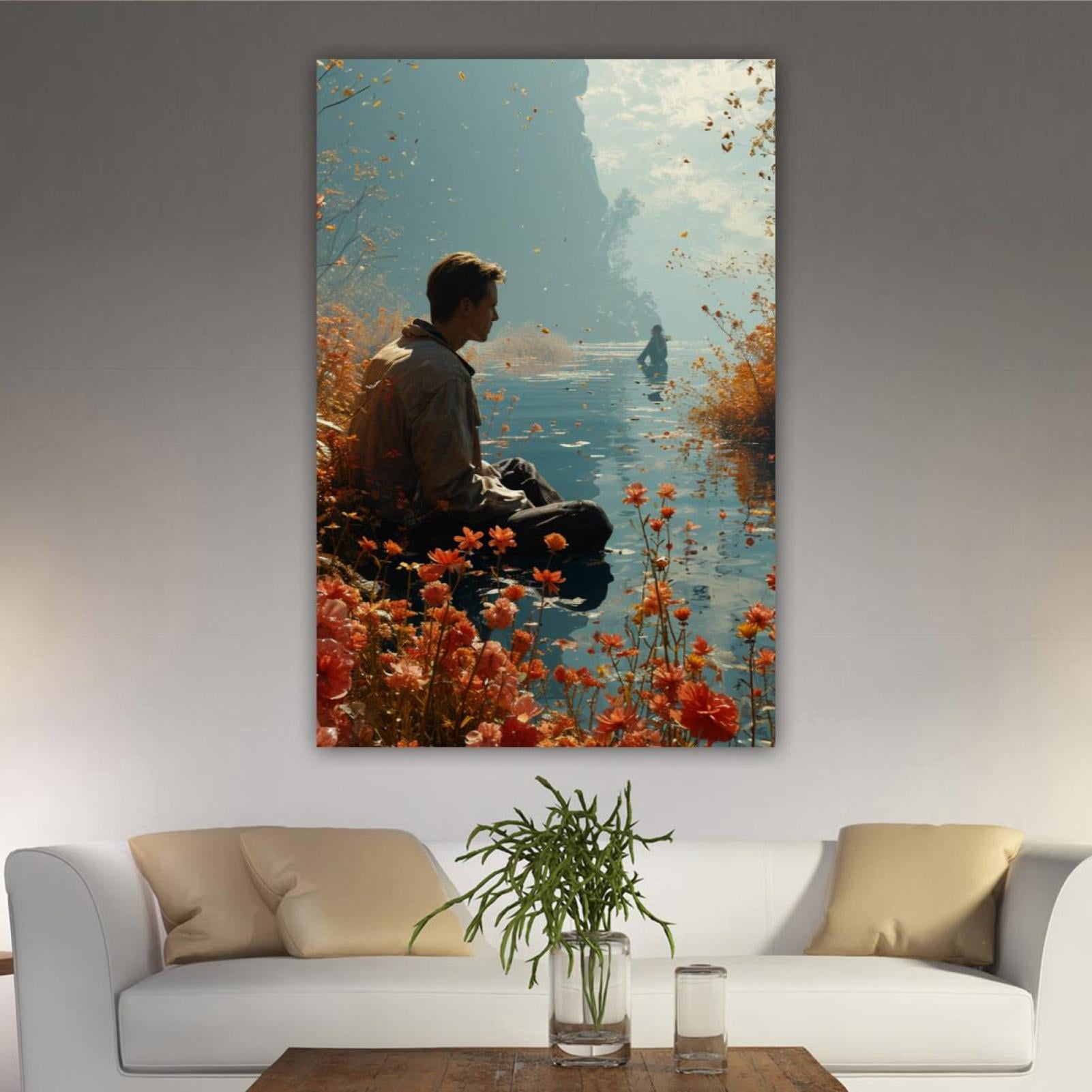 OWNSERIES Home Decor Past and Future Canvas Wall Art Paintings for ...