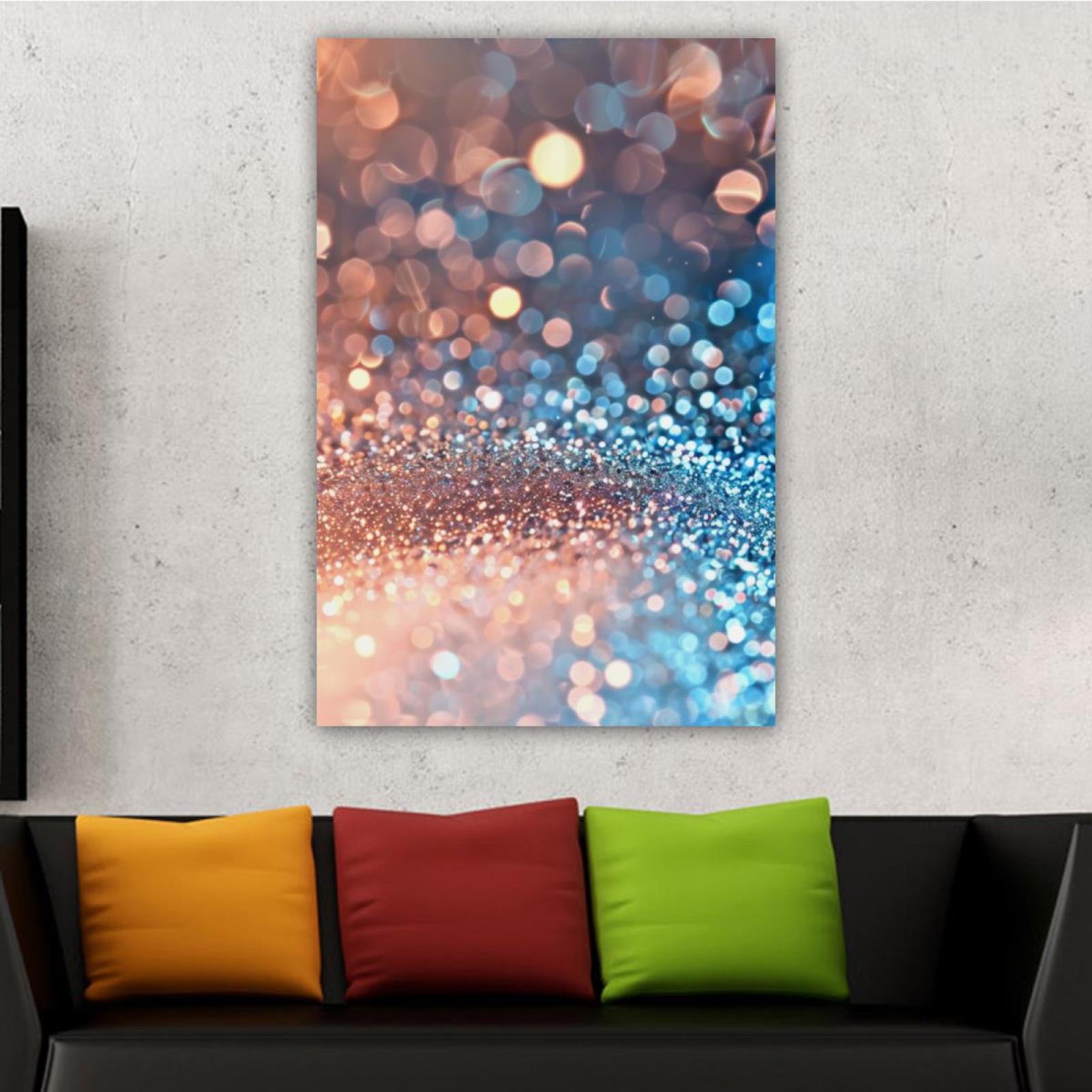 OWNSERIES Home Decor Pink Daisy Streamer Pattern Canvas Wall Art ...