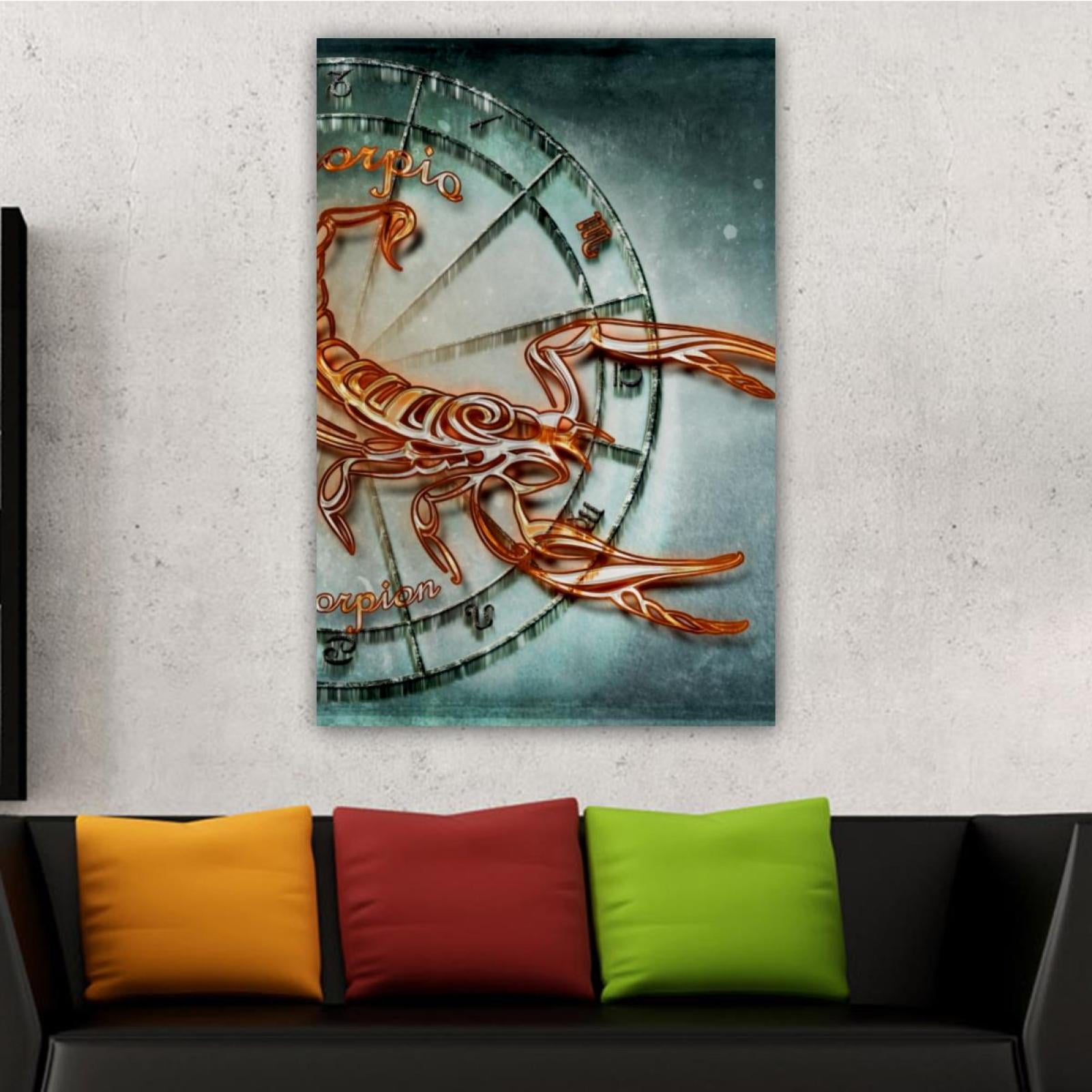 OWNSERIES Home Decor Scorpio Zodiac Sign Horoscope Astrology Symbol ...
