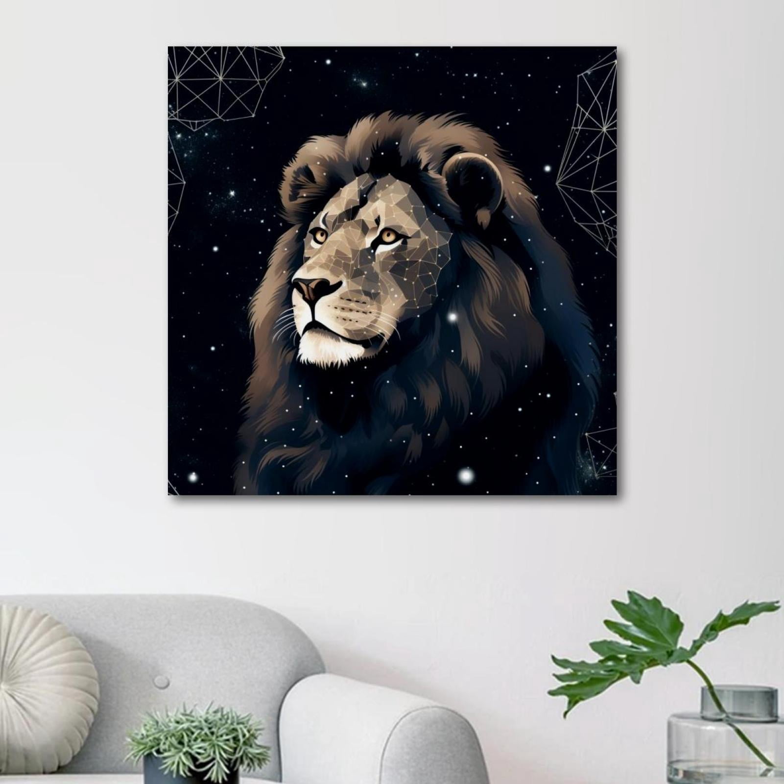 OWNSERIES Leo Constellation Pattern Canvas Wall Art Paintings for ...