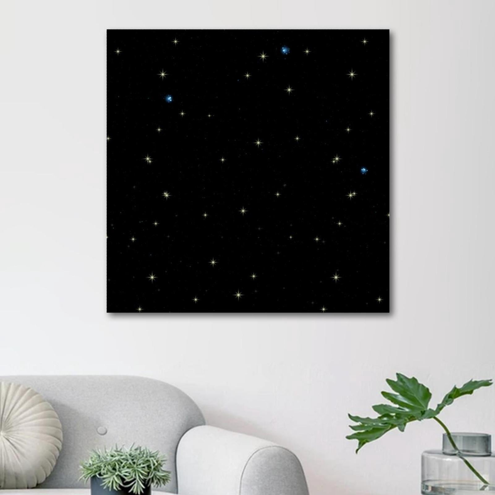 OWNSERIES Night Sky with Stars Pattern Canvas Wall Art Paintings for ...
