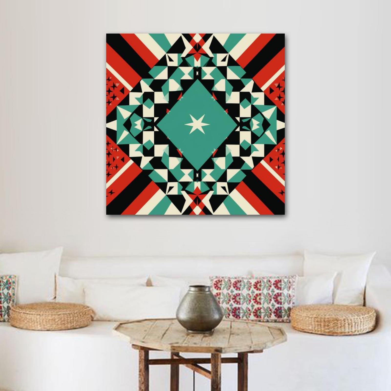 OWNSERIES Palestine Flag Pattern Pattern Canvas Wall Art Paintings for ...