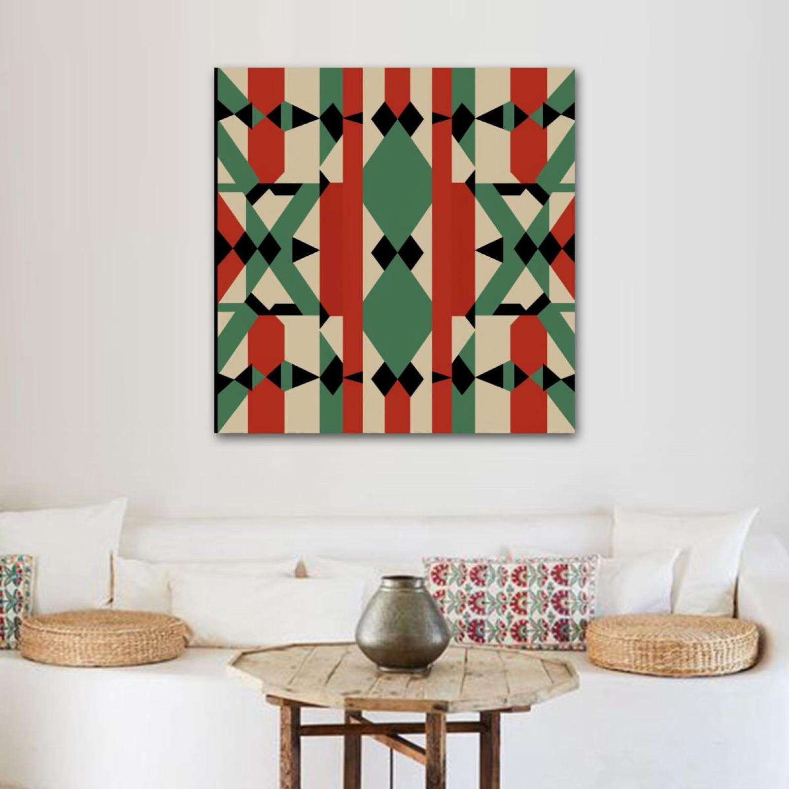 OWNSERIES Palestine Flag Pattern Pattern Canvas Wall Art Paintings for ...