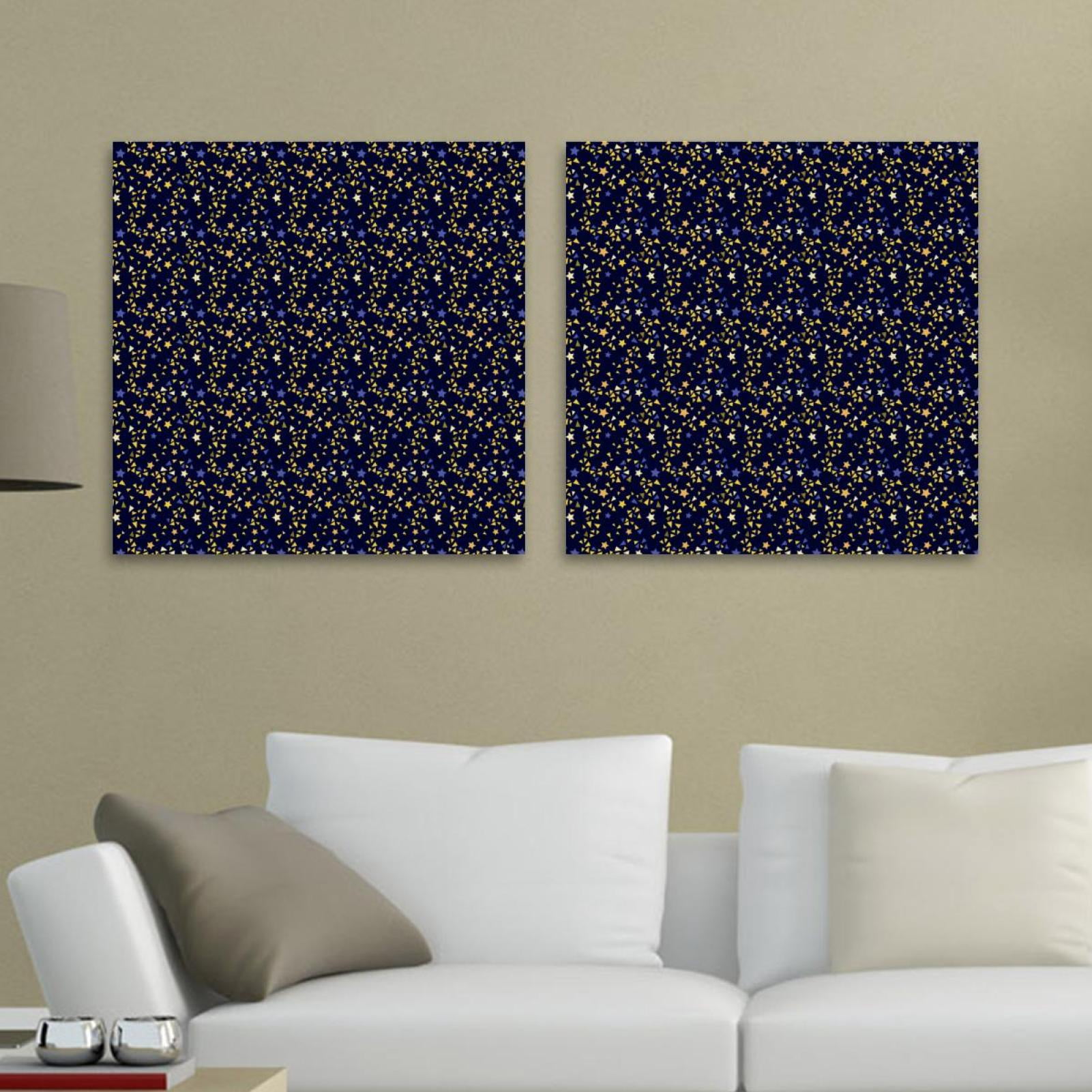 OWNSERIES Party Celebration Pattern 2PC Canvas Wall Art Paintings for ...