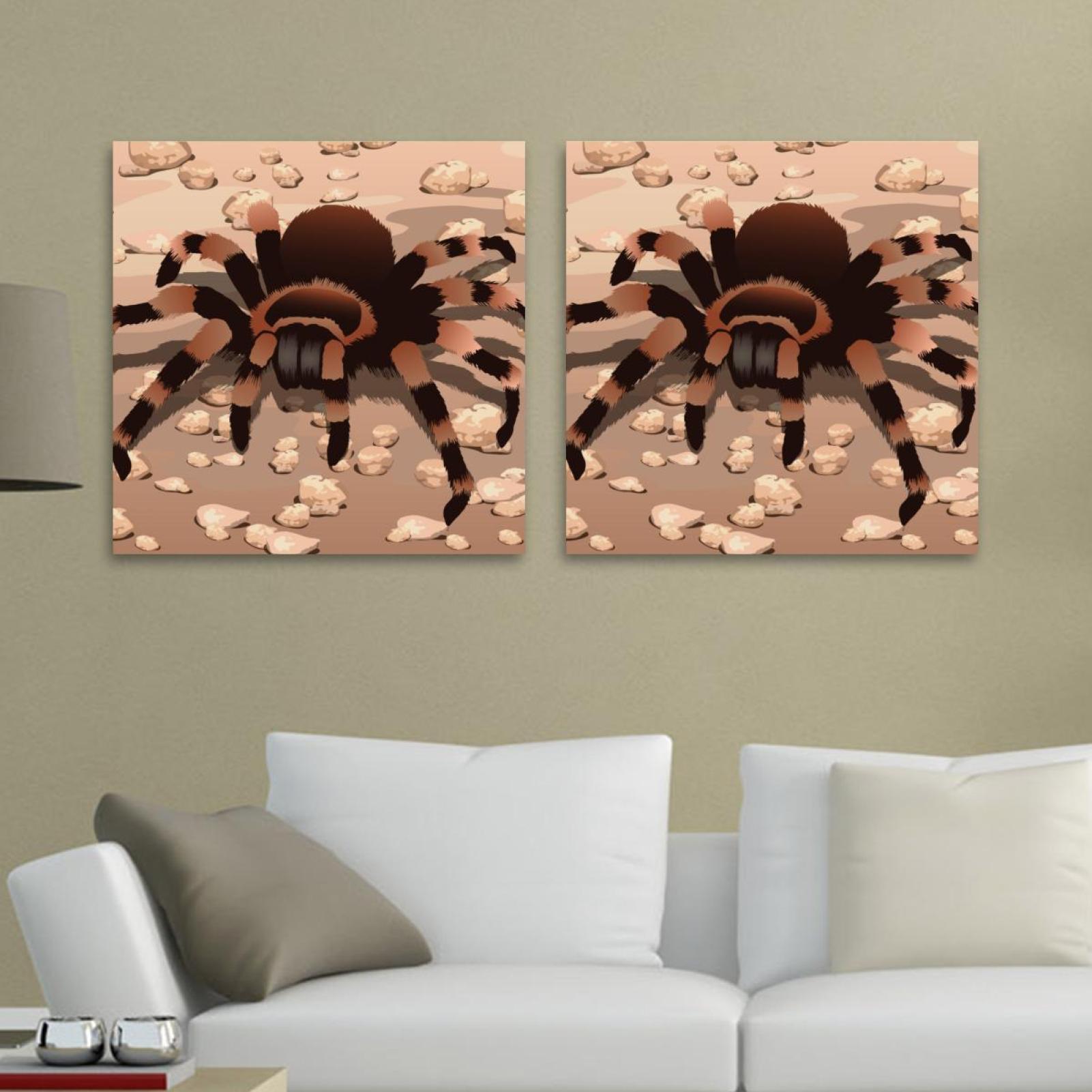 OWNSERIES Spider Tarantula Pattern 2PC Canvas Wall Art Paintings for ...