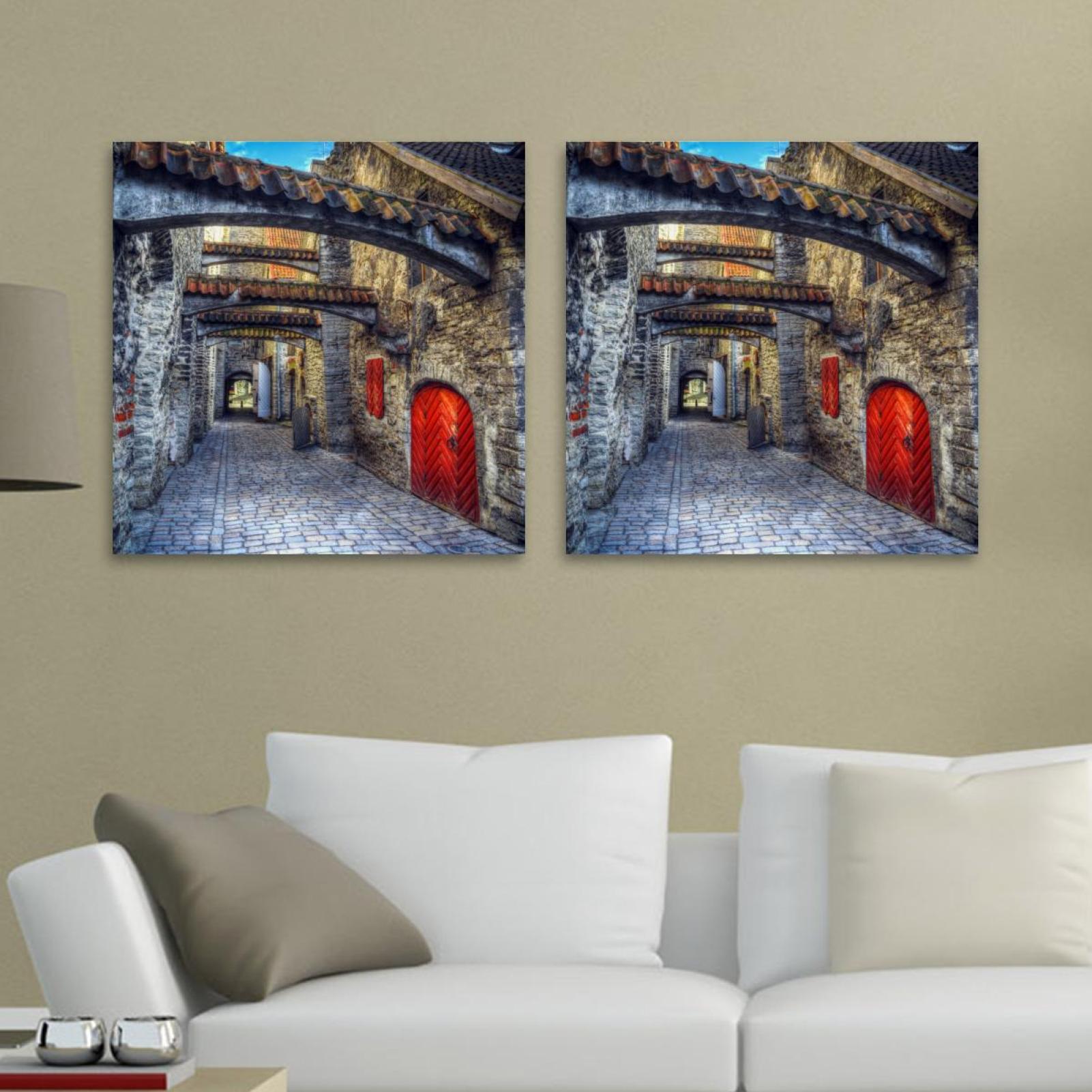 OWNSERIES St. Catherine's Passage Pattern 2PC Canvas Wall Art Paintings ...