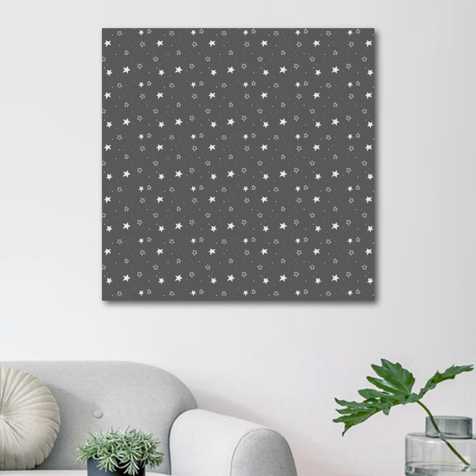 OWNSERIES Winter Stars-01 Pattern Canvas Wall Art Paintings for Living ...