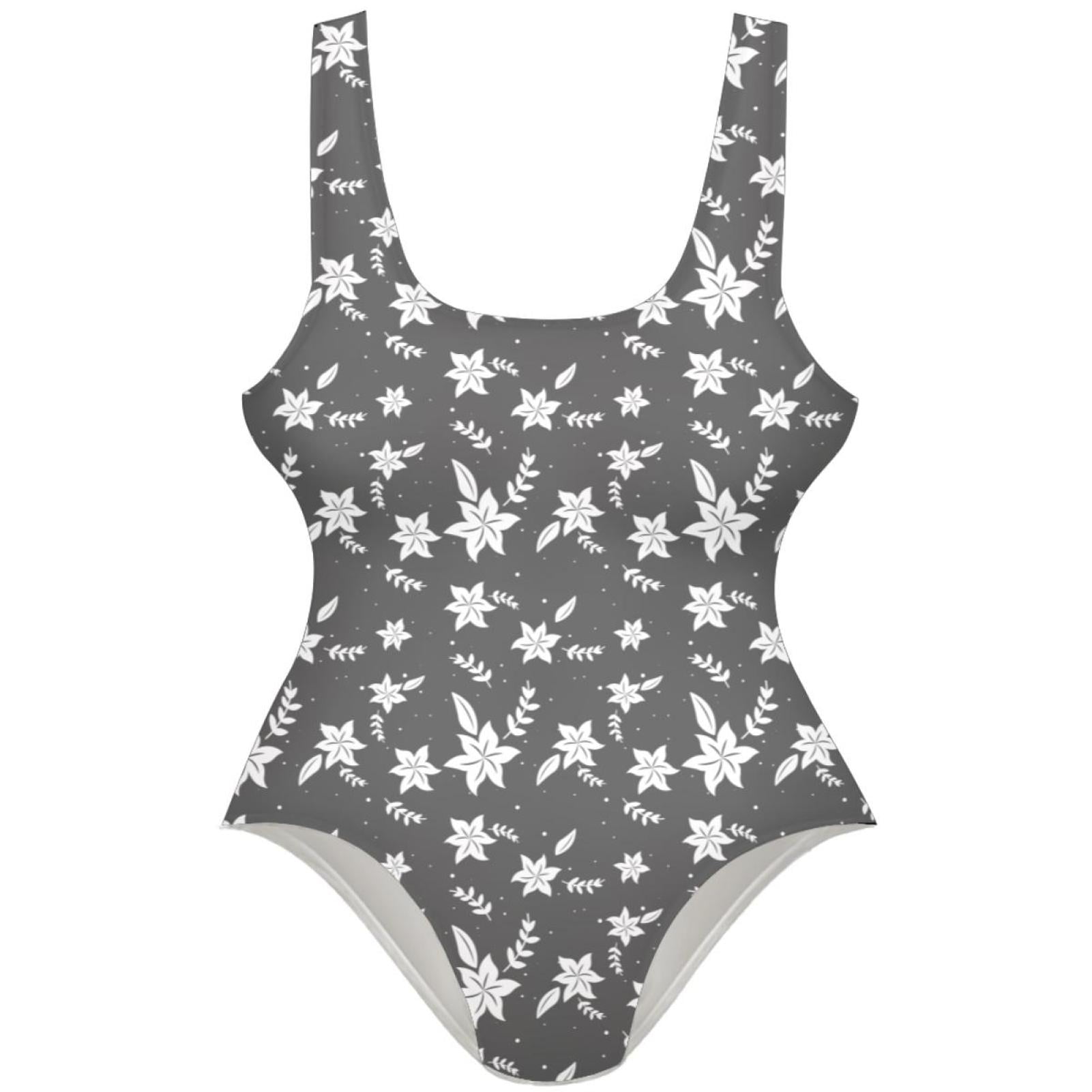 Ownsummer Winter Flower 01 Pattern Stylish One Piece Swimsuit For Women