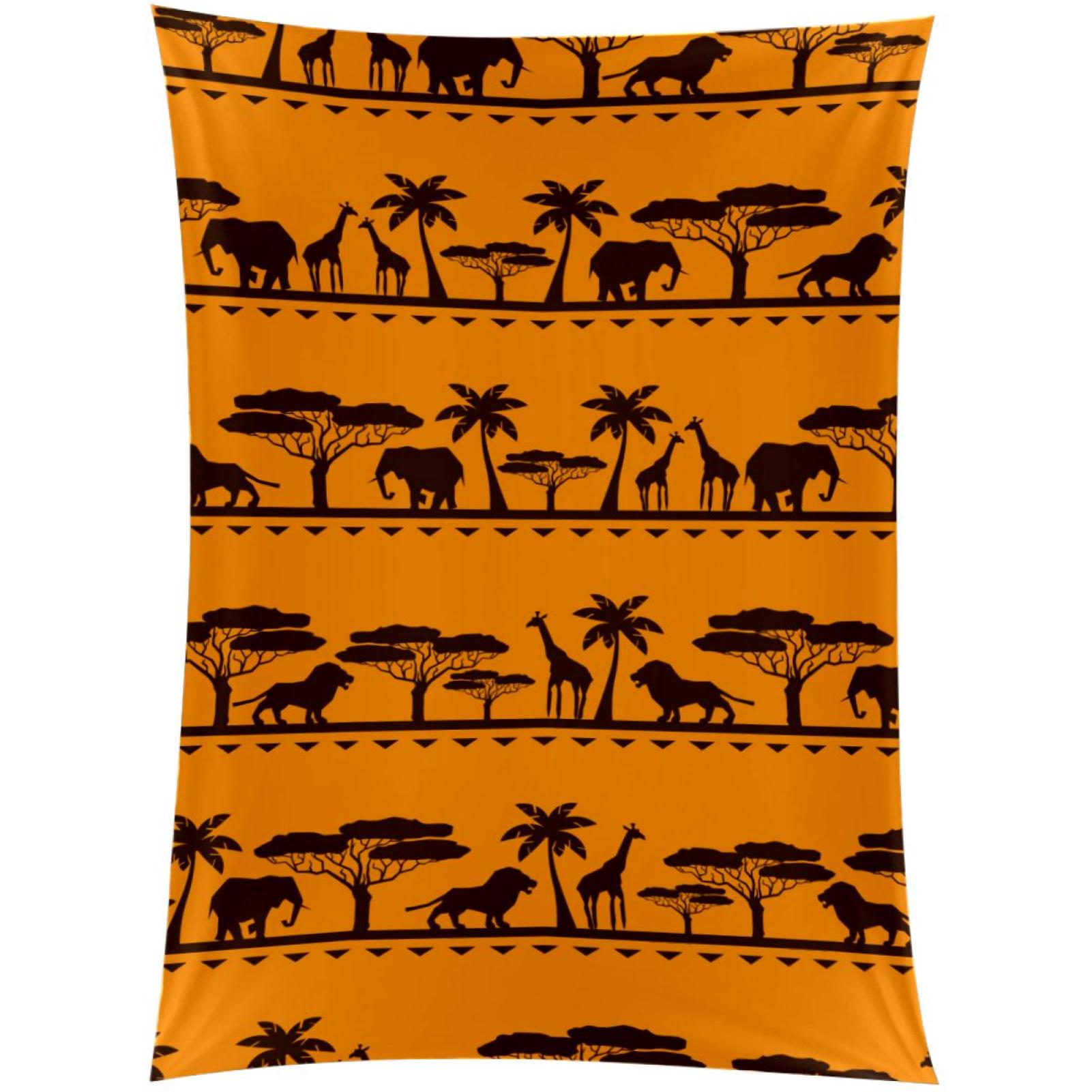 OWNTA Africa Ethnic Wild Animal Print Pattern Stunning Polyester Fiber ...