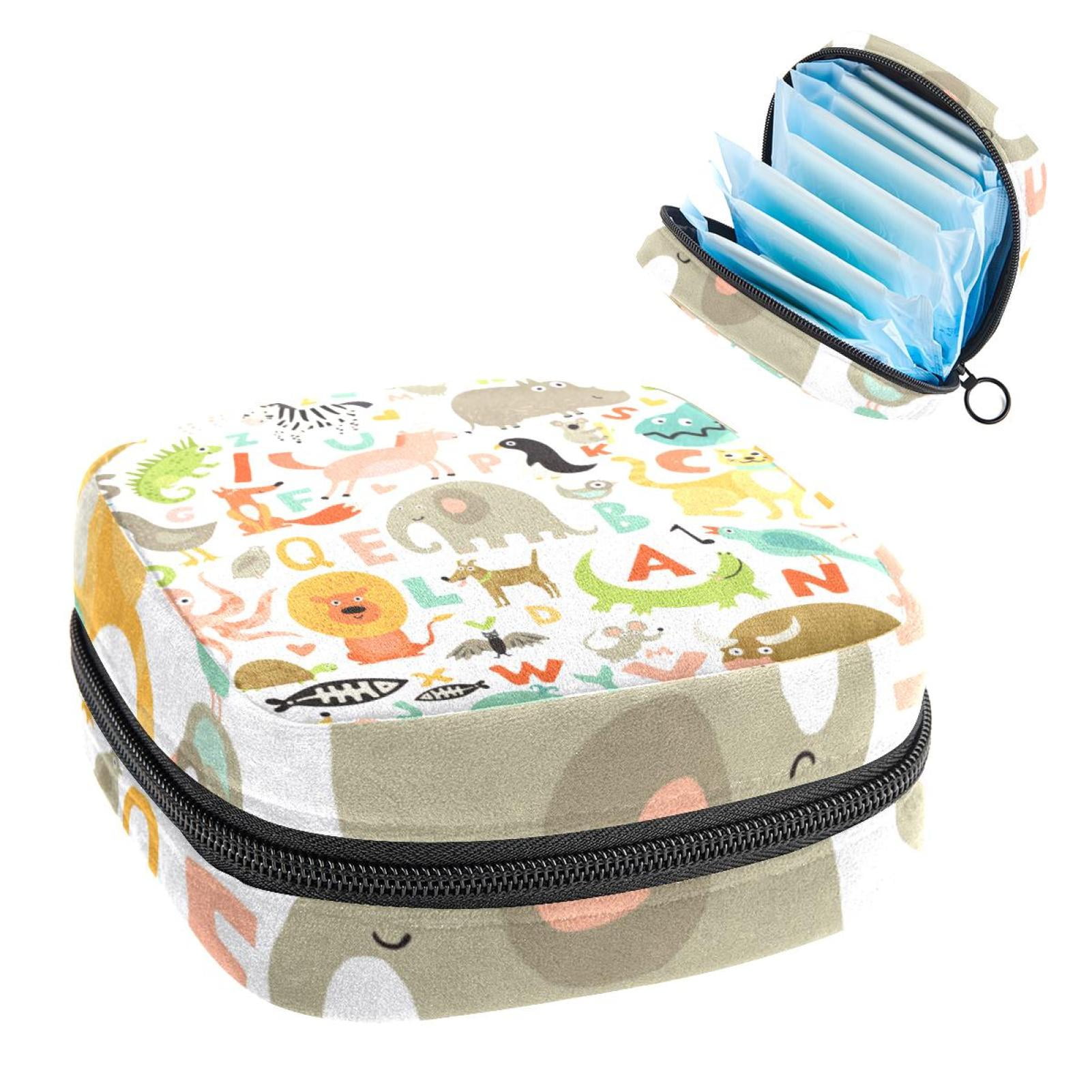 Ownta Alphabet Seamless Pattern Pattern Premium Storage Bag Period