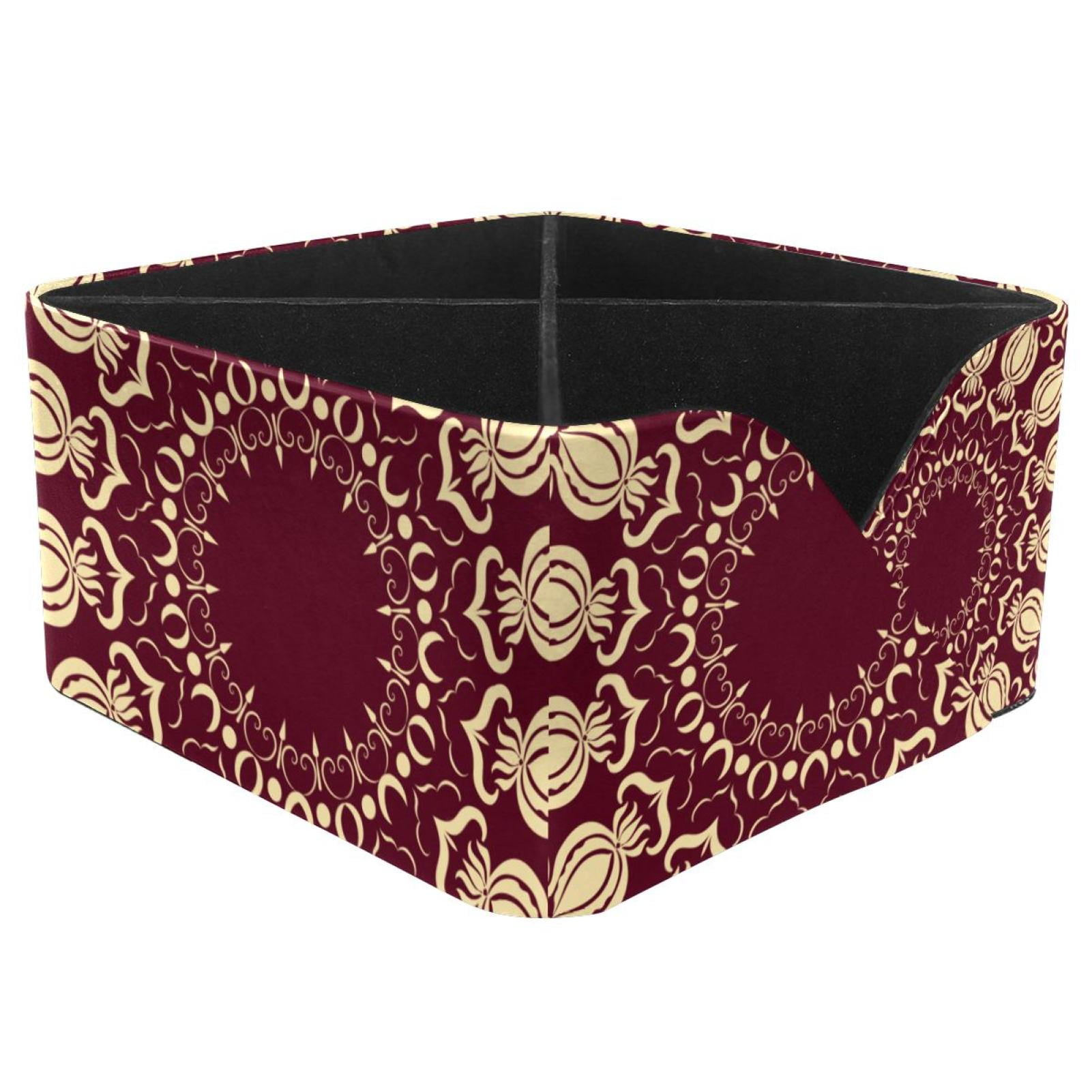 Ownta Arabian Style Arabesque Pattern 4 Pattern Square Pencil Storage