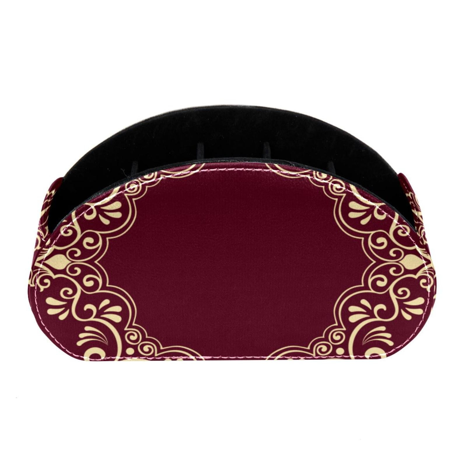 Ownta Arabian Style Arabesque Pattern 5 Pattern Pvc Leather Brush