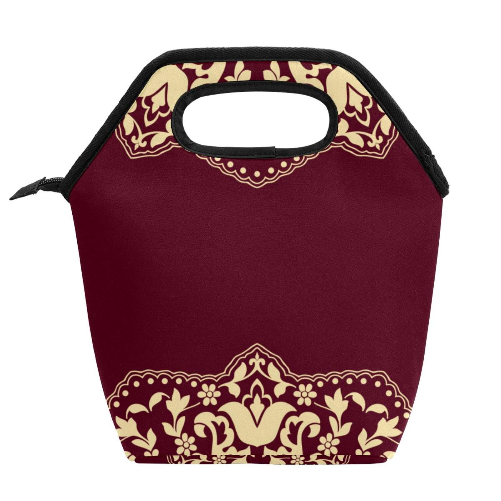 Ownta Arabian Style Arabesque Pattern Meal Bag Lightweight Large