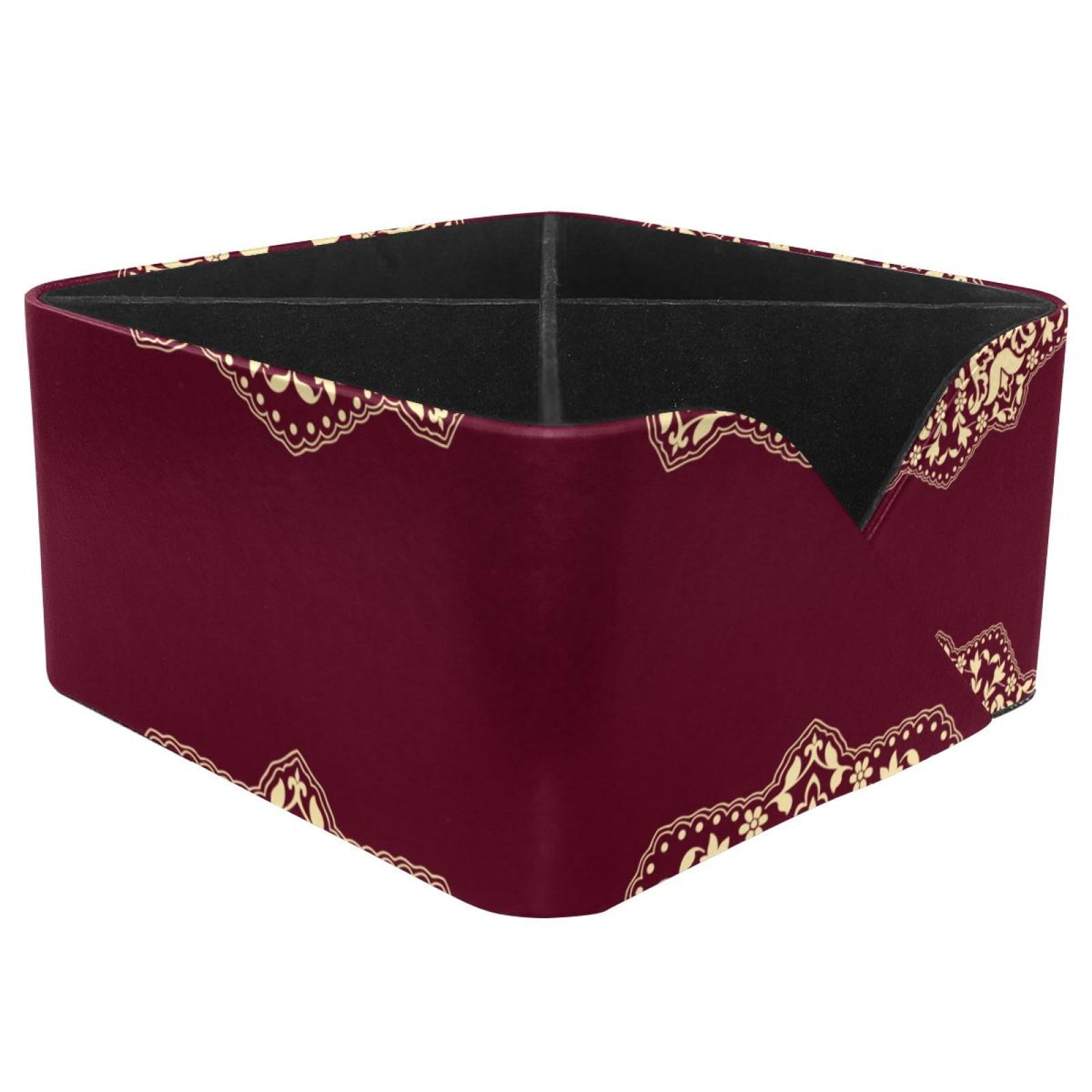 Ownta Arabian Style Arabesque Pattern Pattern Square Pencil Storage