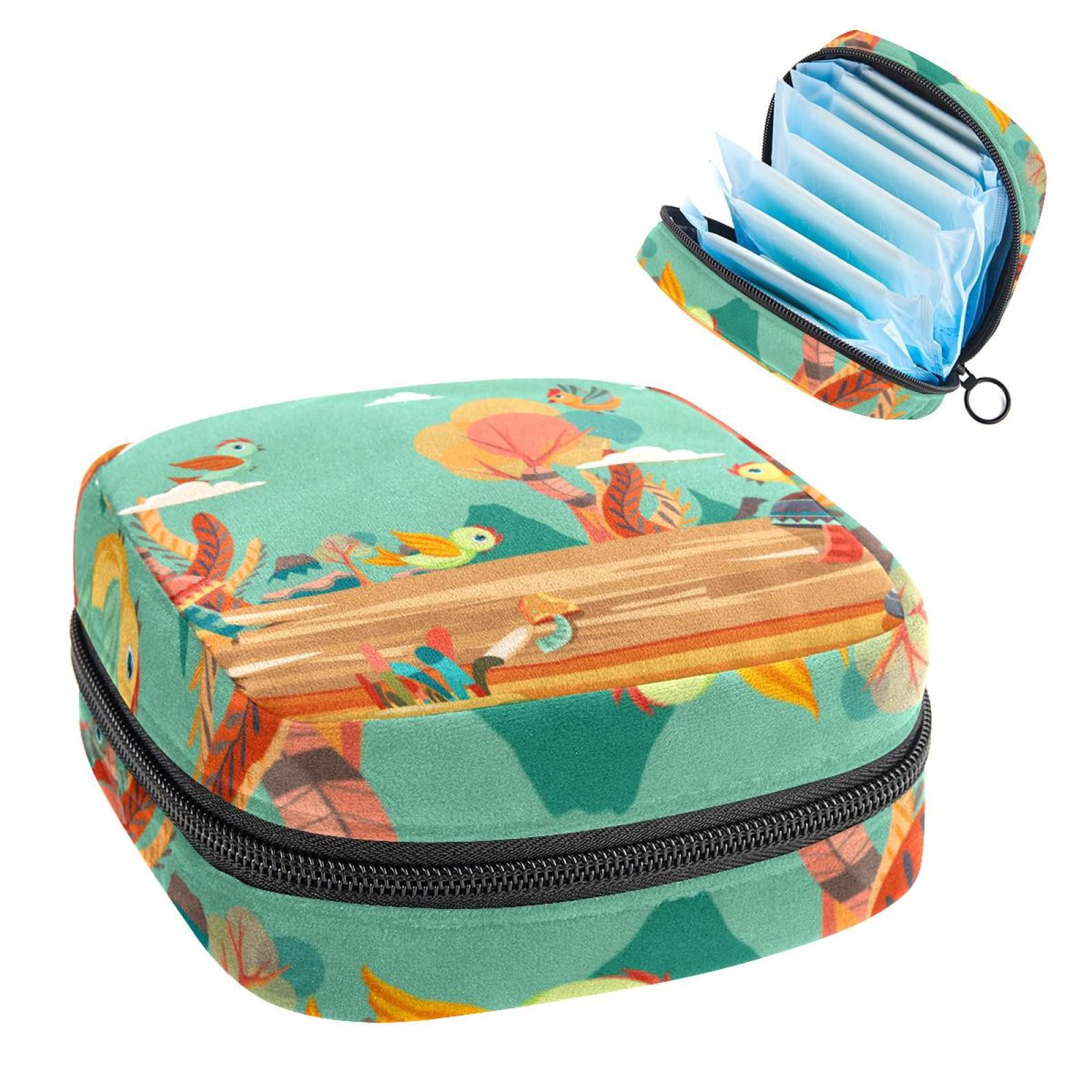 Ownta Bird Nature Illustration Pattern Premium Storage Bag Period