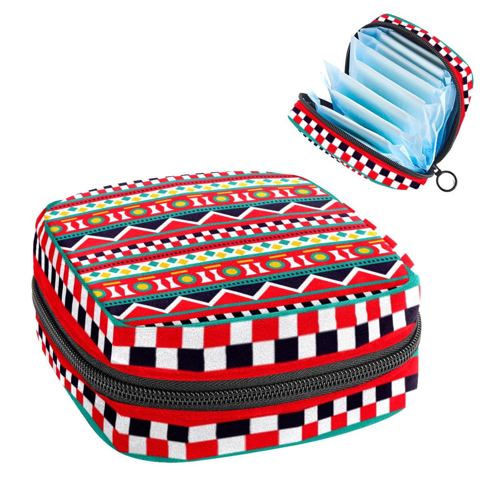 Ownta Boho Bohemia Pink Pattern Premium Storage Bag Period Purse
