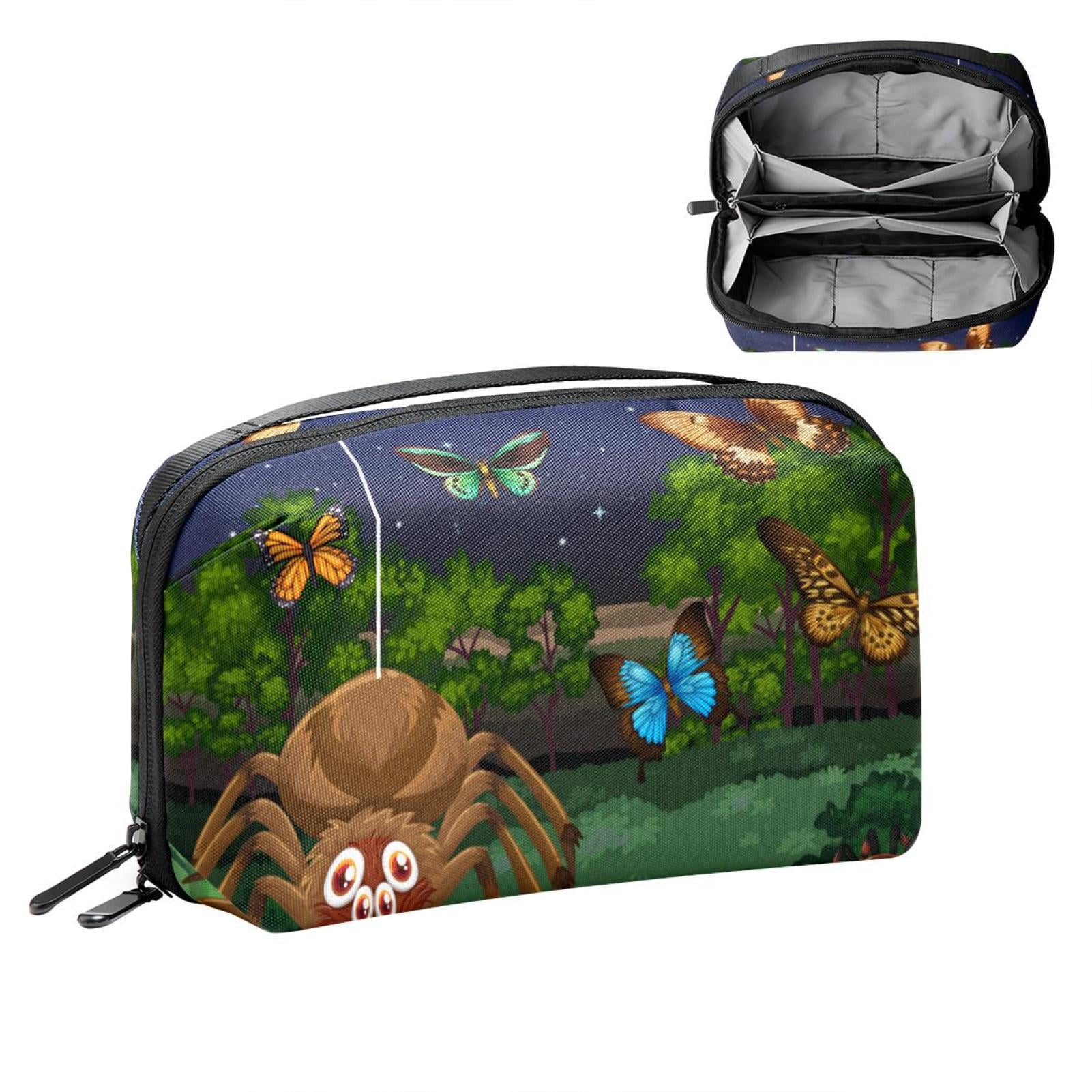 OWNTA Butterflies and Tarantula Spider Night Forest Pattern Digital ...