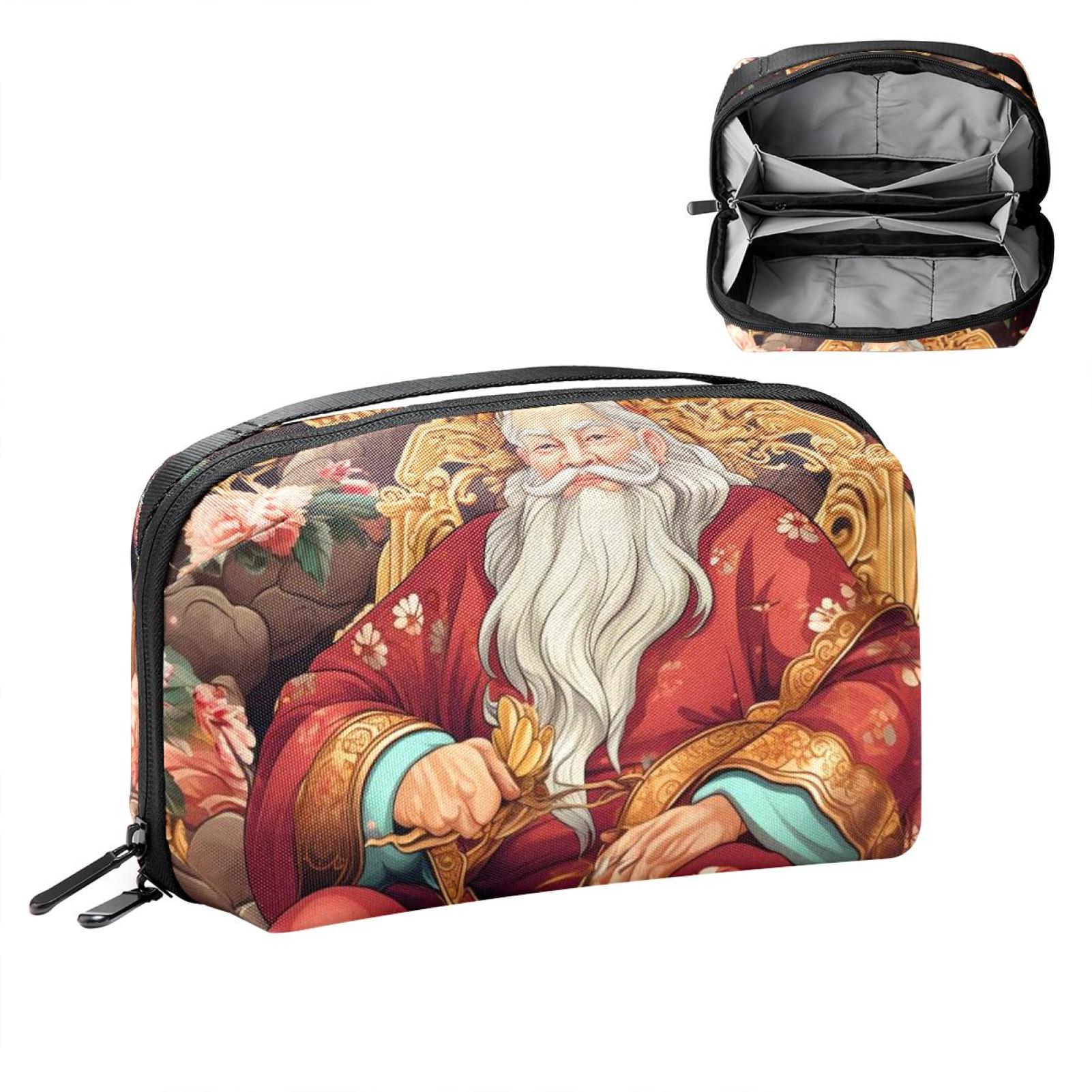 OWNTA Cai Shen Ye Pattern Digital Pouch, Charger Organizer, Cord and ...