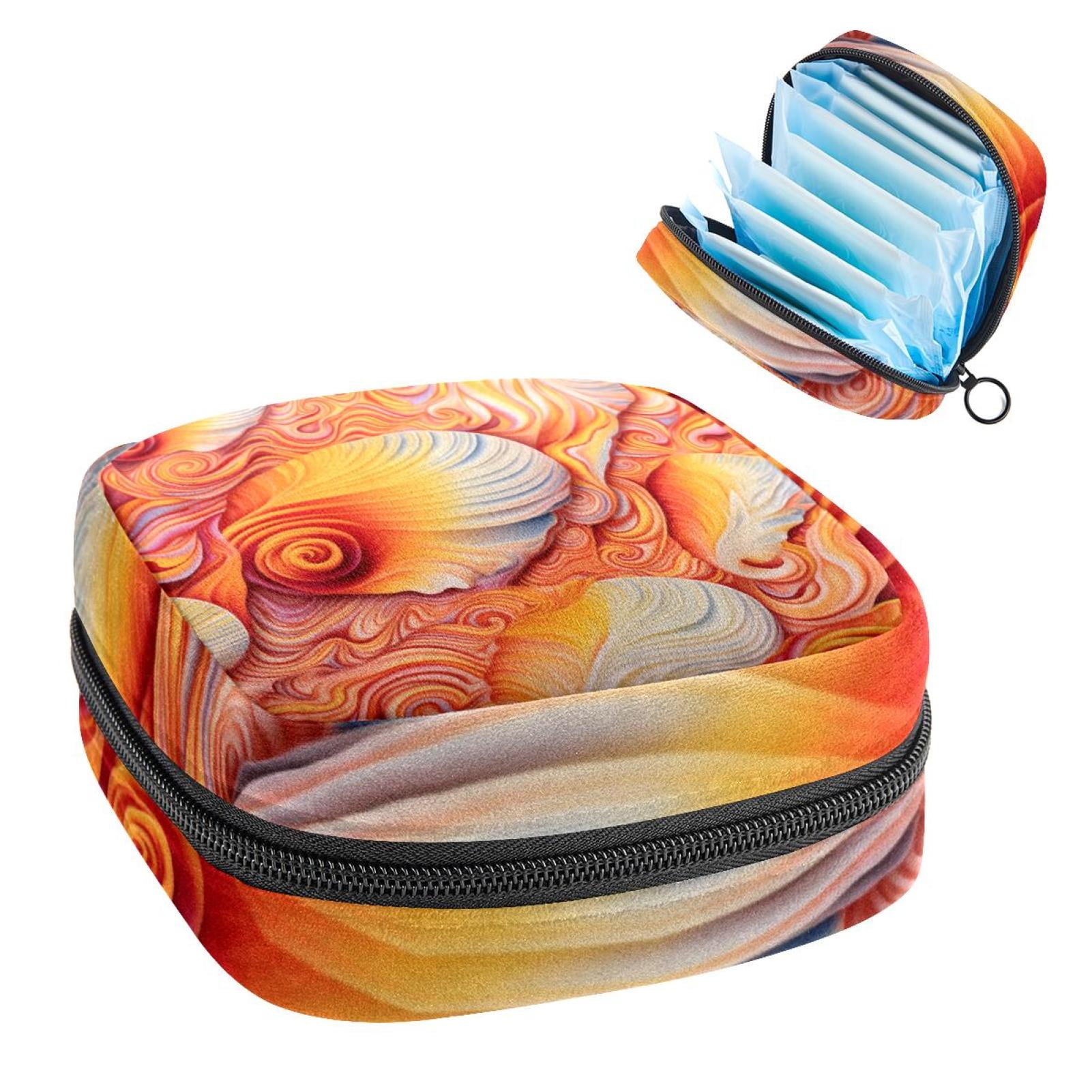 Ownta Cameo Shell Pattern Premium Storage Bag Period Purse Pencil