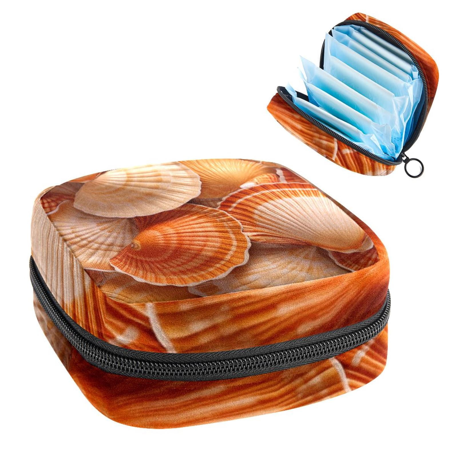 Ownta Cameo Shell Pattern Premium Storage Bag Period Purse Pencil