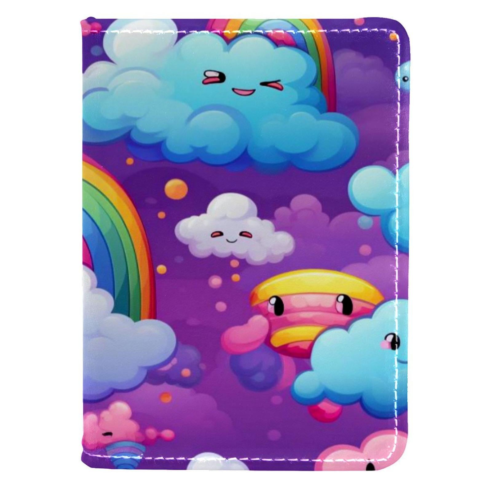 Ownta Clouds Pattern Premium Pu Leather Passport Book 4x55 Inches Passport Case Covers