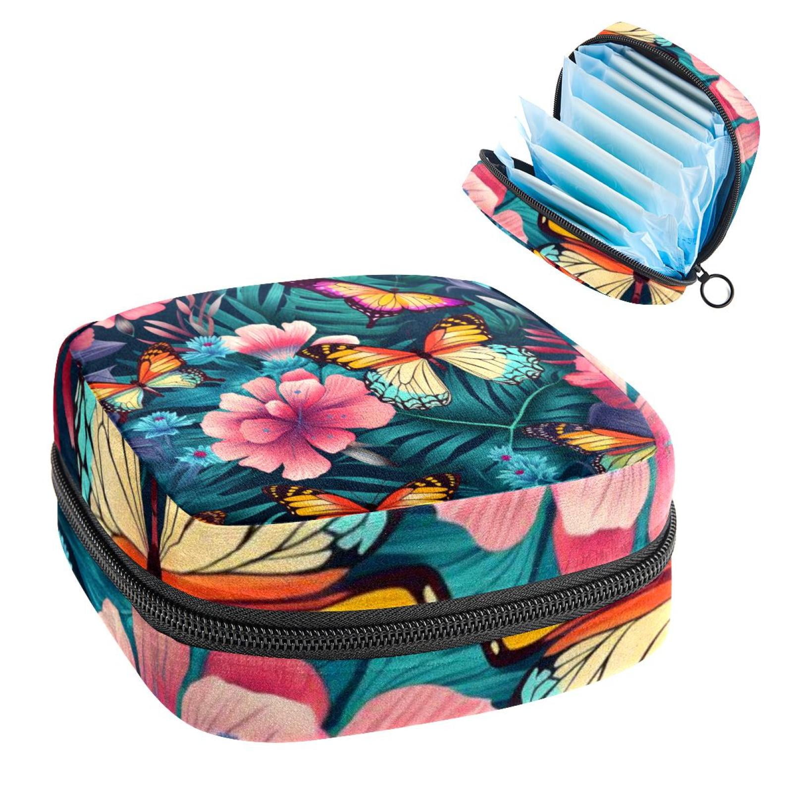 Ownta Colorful Butterfly Pattern Premium Storage Bag Period Purse