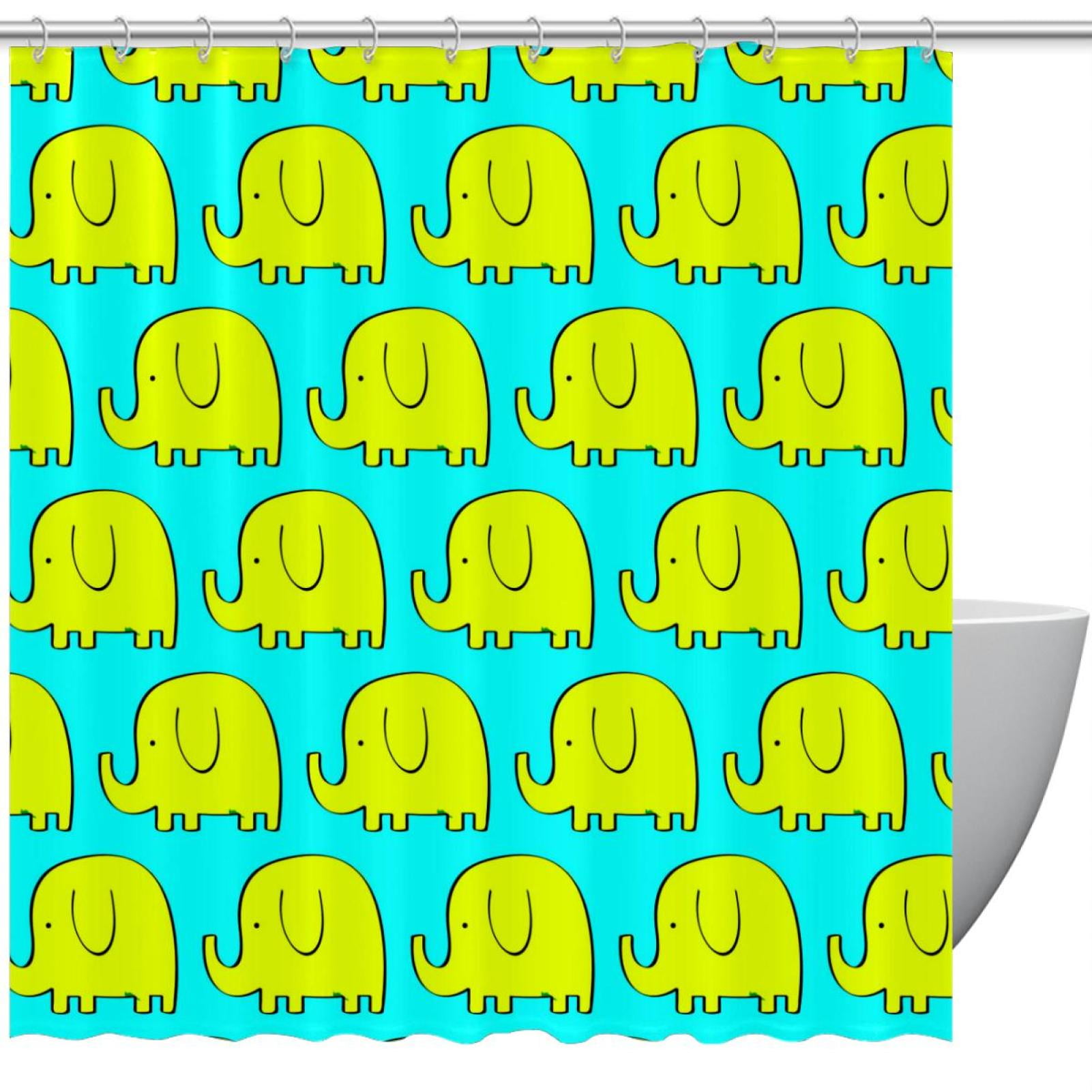 Ownta Cute Cartoon Yellow Elephant Pattern Waterproof And Printed