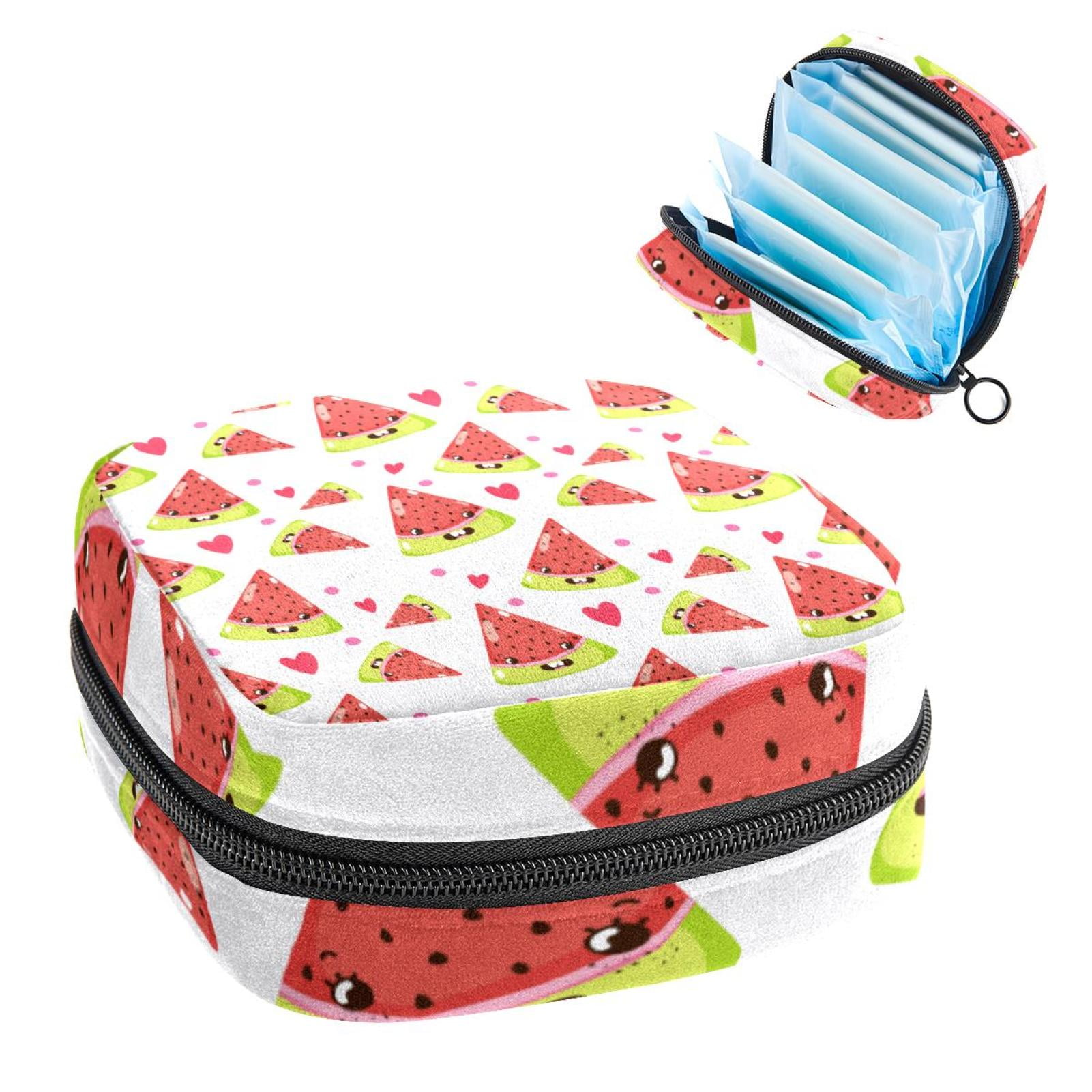 Ownta Cute Fruits Cartoons Pattern Premium Storage Bag Period Purse